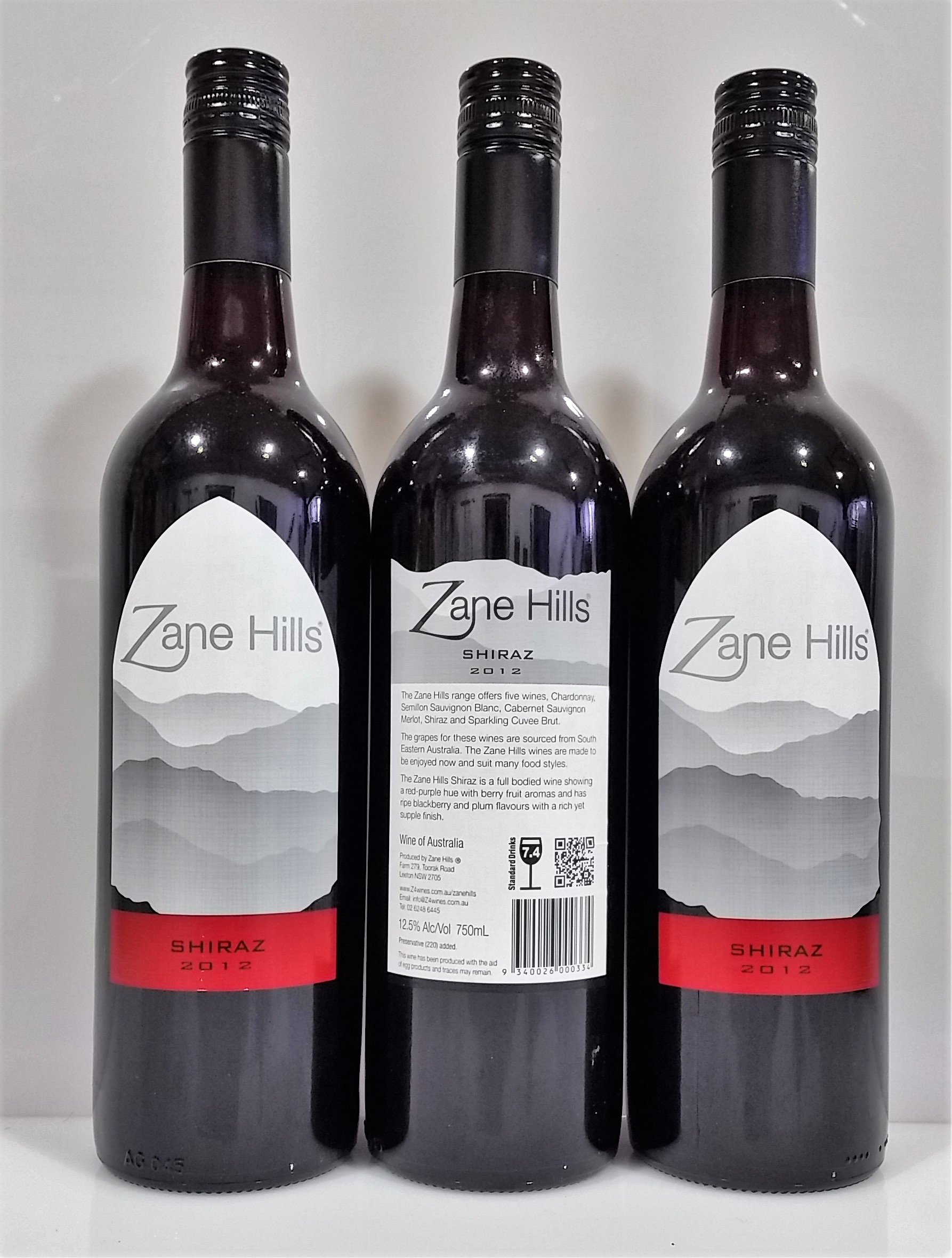 Premium Zane Hills Shiraz 2012 - Lot 862878 | ALLBIDS