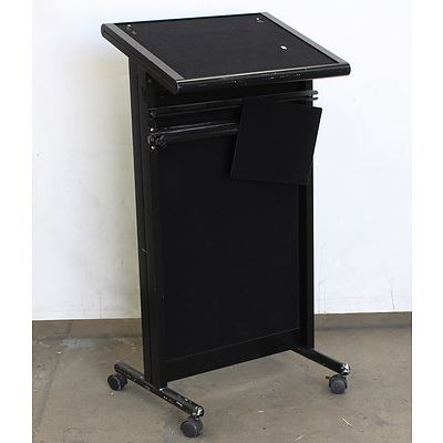 Lectrum Black Mobile Lectern - Lot 869275 | ALLBIDS