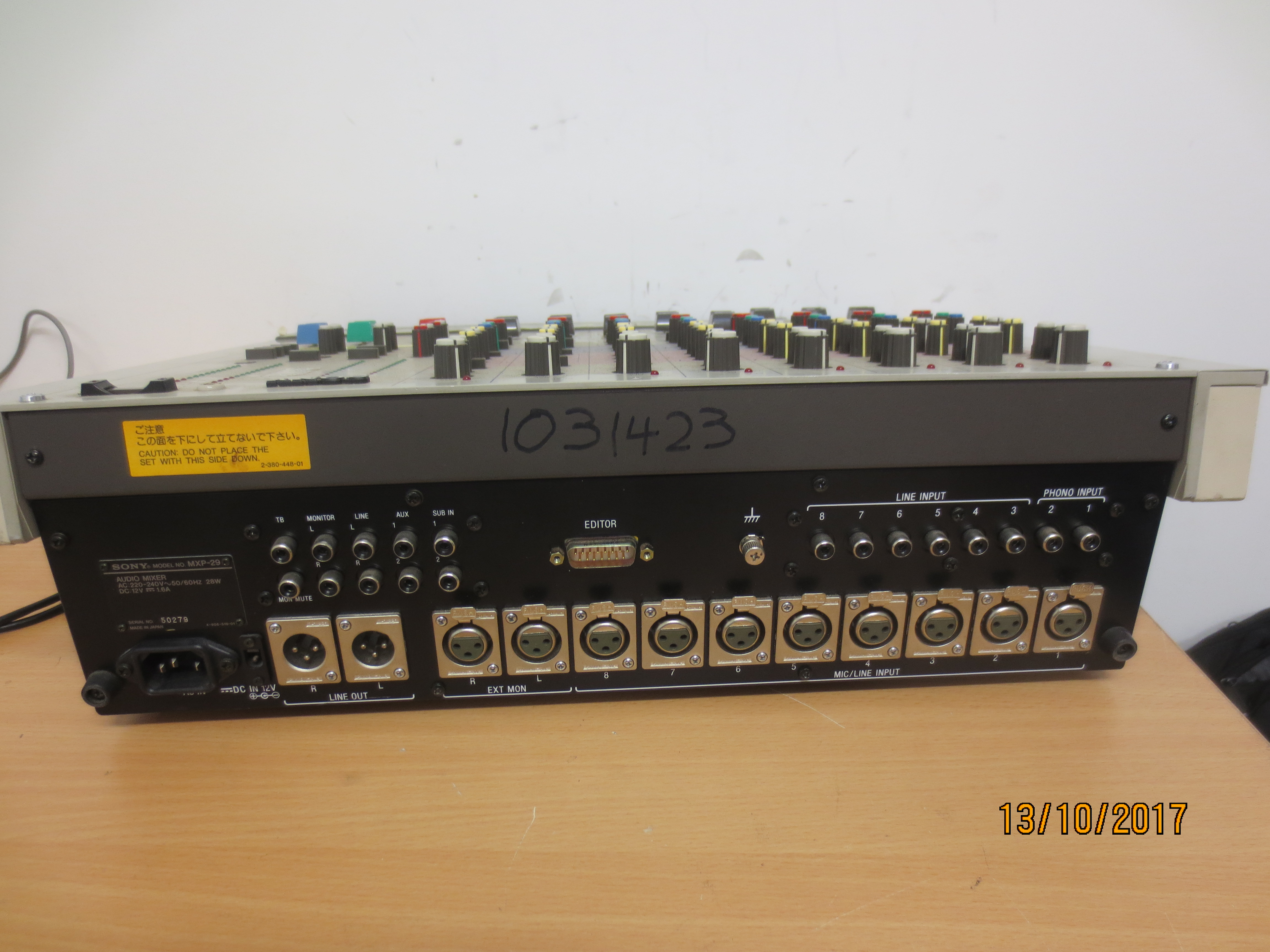 Sony Audio Mixer Model Mxp-29 - Lot 881042 | ALLBIDS