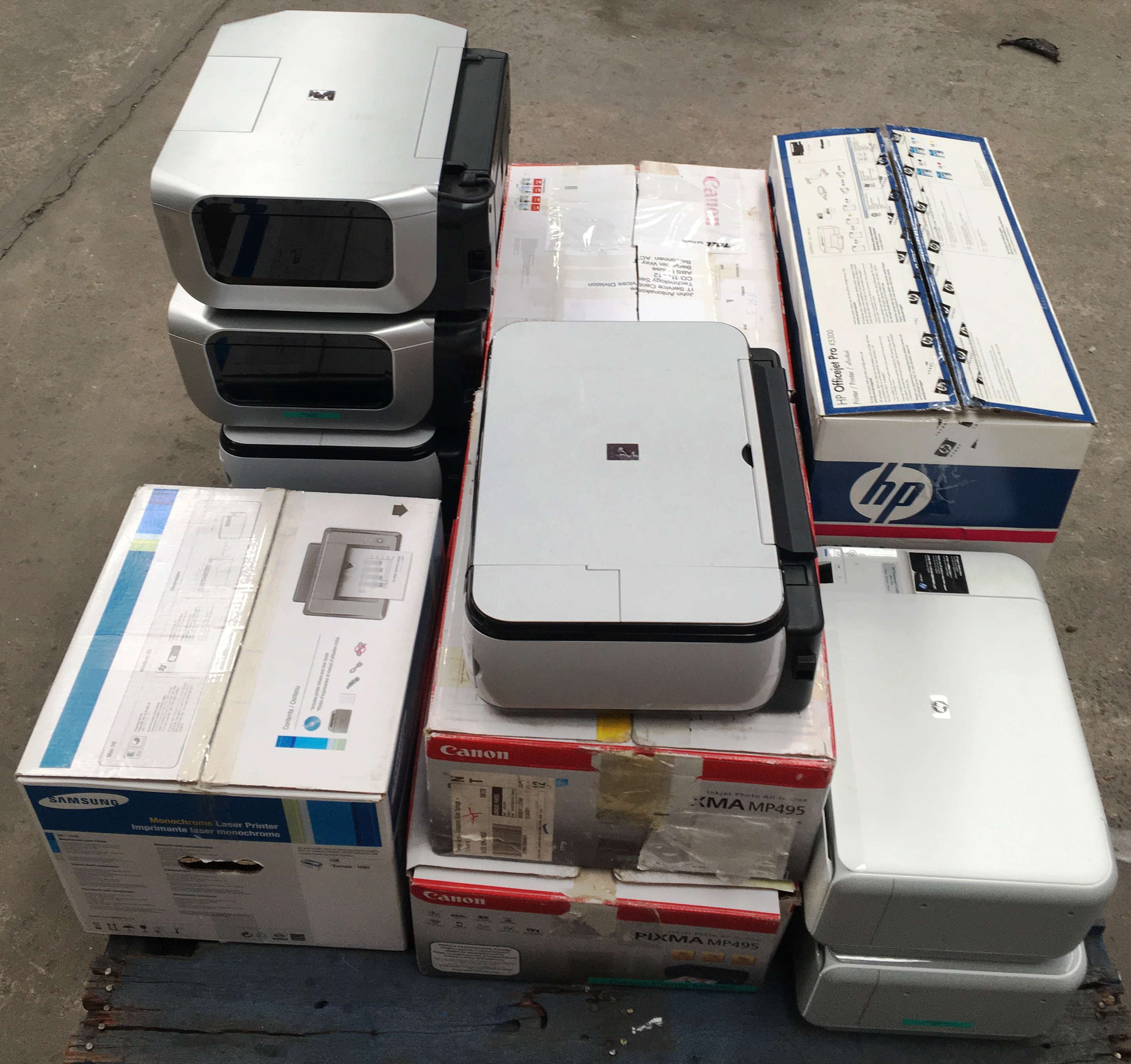 Assortment of Small Printers Pallet - Lot 875596 | ALLBIDS