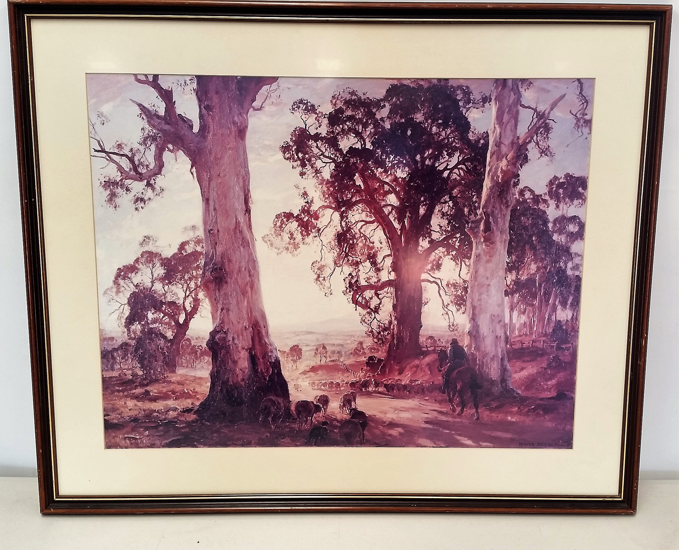 Droving Into The Light- Hans Heysen - Lot 871083 | ALLBIDS
