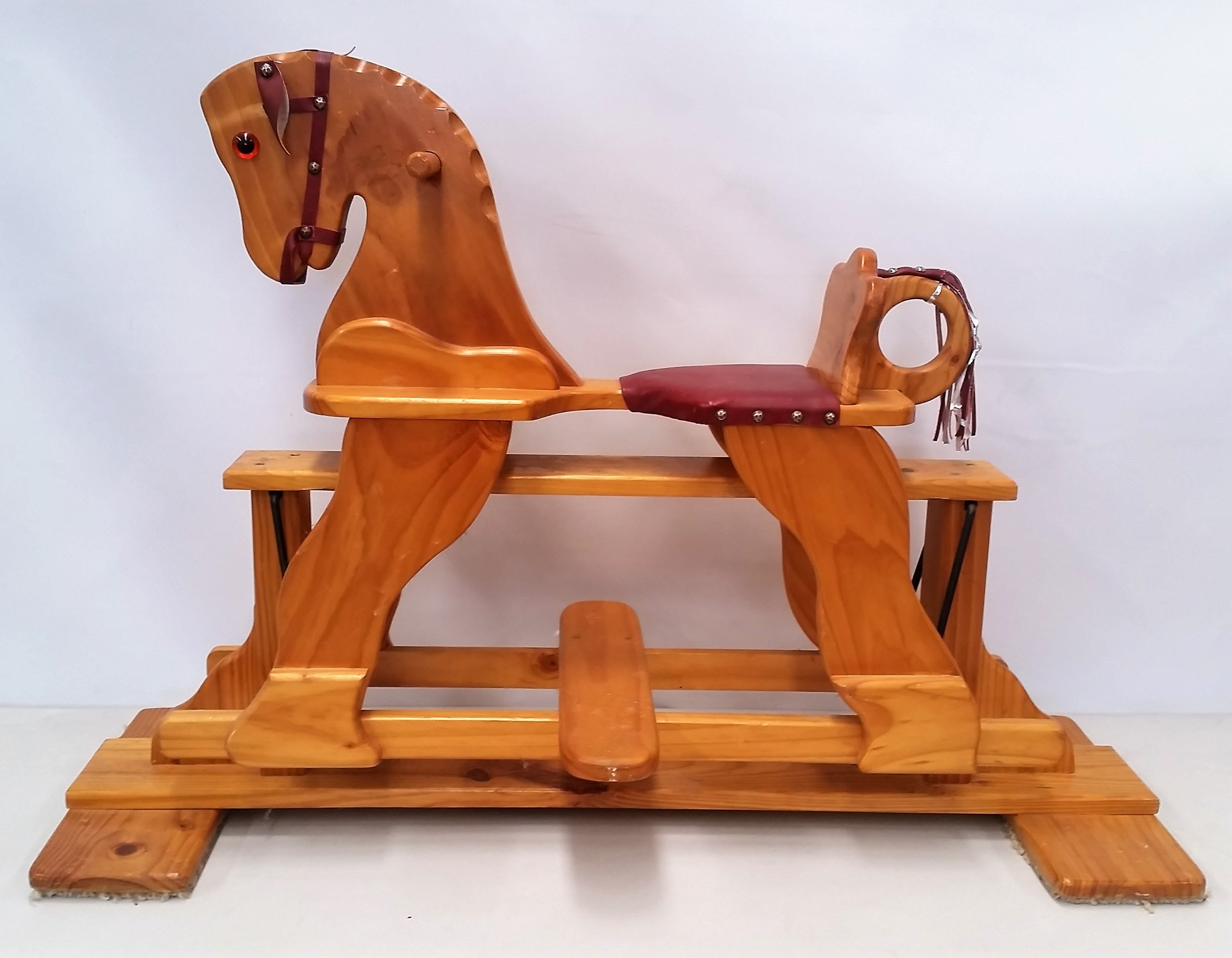Solid Wood Rocking Horse - Lot 871224 | ALLBIDS