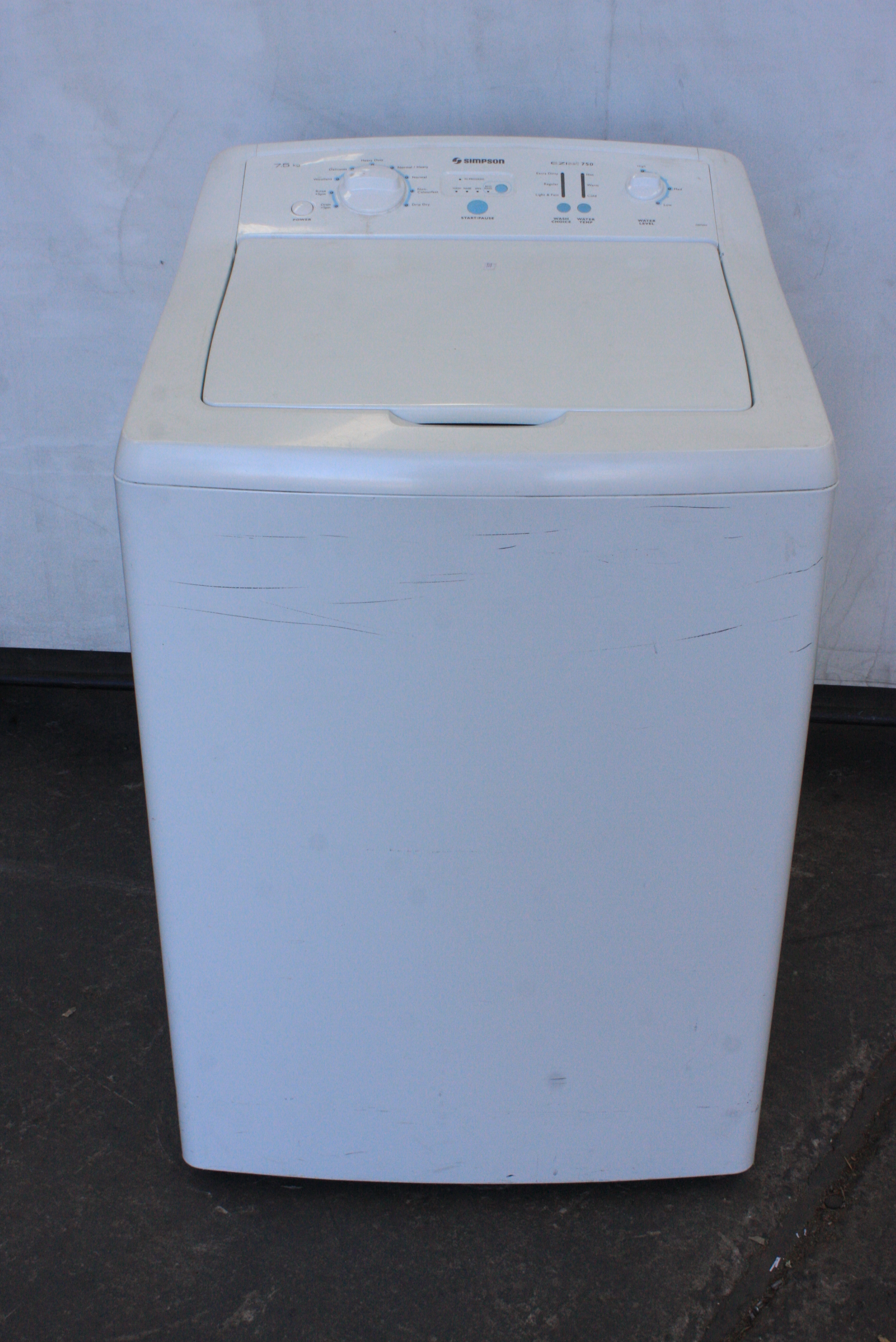 Simpson 7.5 Kg Top-Loader Washing - Lot 875151 | ALLBIDS