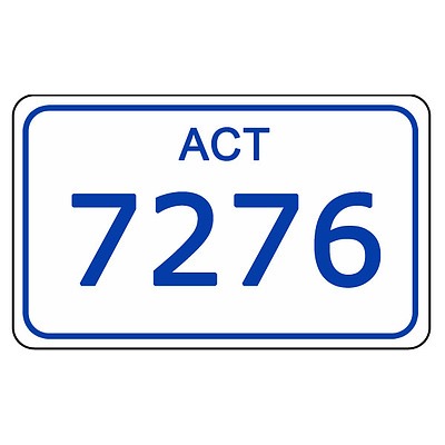 ACT Number Plate 7276 - Lot 890849 | CARBIDS
