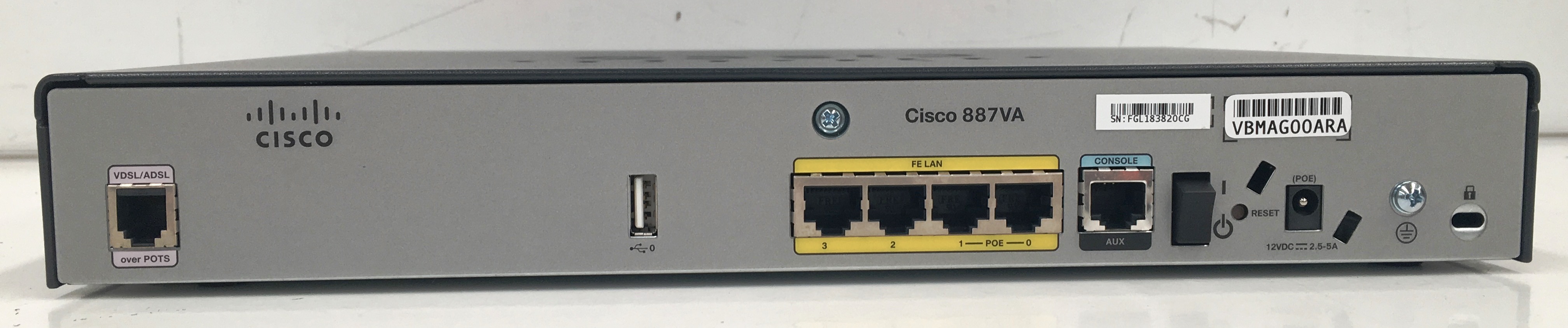 Cisco 887 VA-K9 Integrated Services - Lot 875548 | ALLBIDS