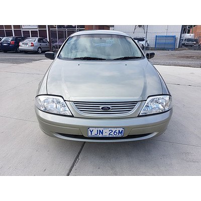 7/2001 Ford Falcon Forte AUII 4d - Lot 878428 | CARBIDS