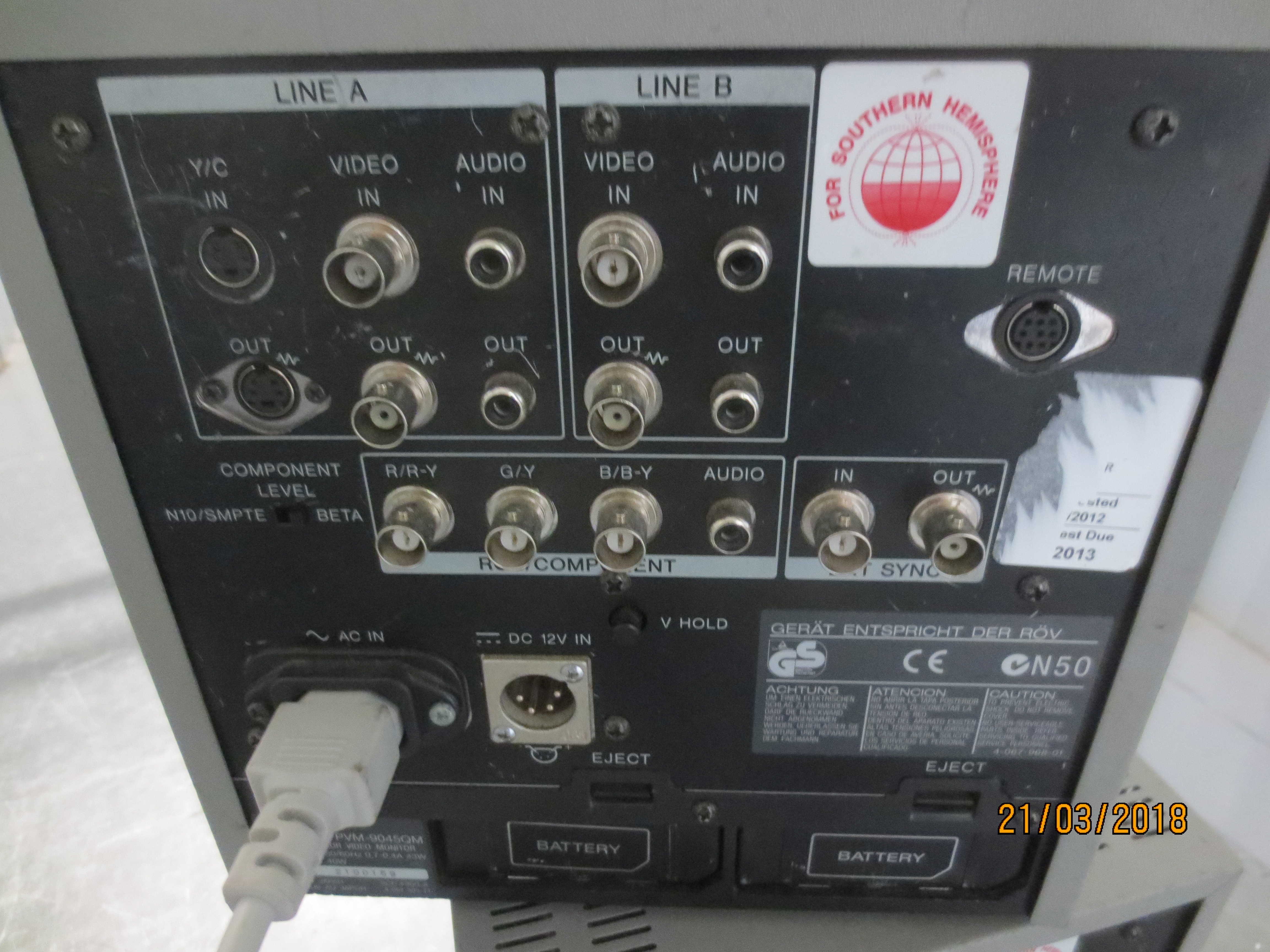 Sony Trinitron 9 Inch Colour Video - Lot 930980 | ALLBIDS