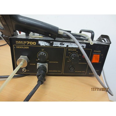 Hakko Desolder Repair System Hakko 700With Hakko 483 Desoldering Tool