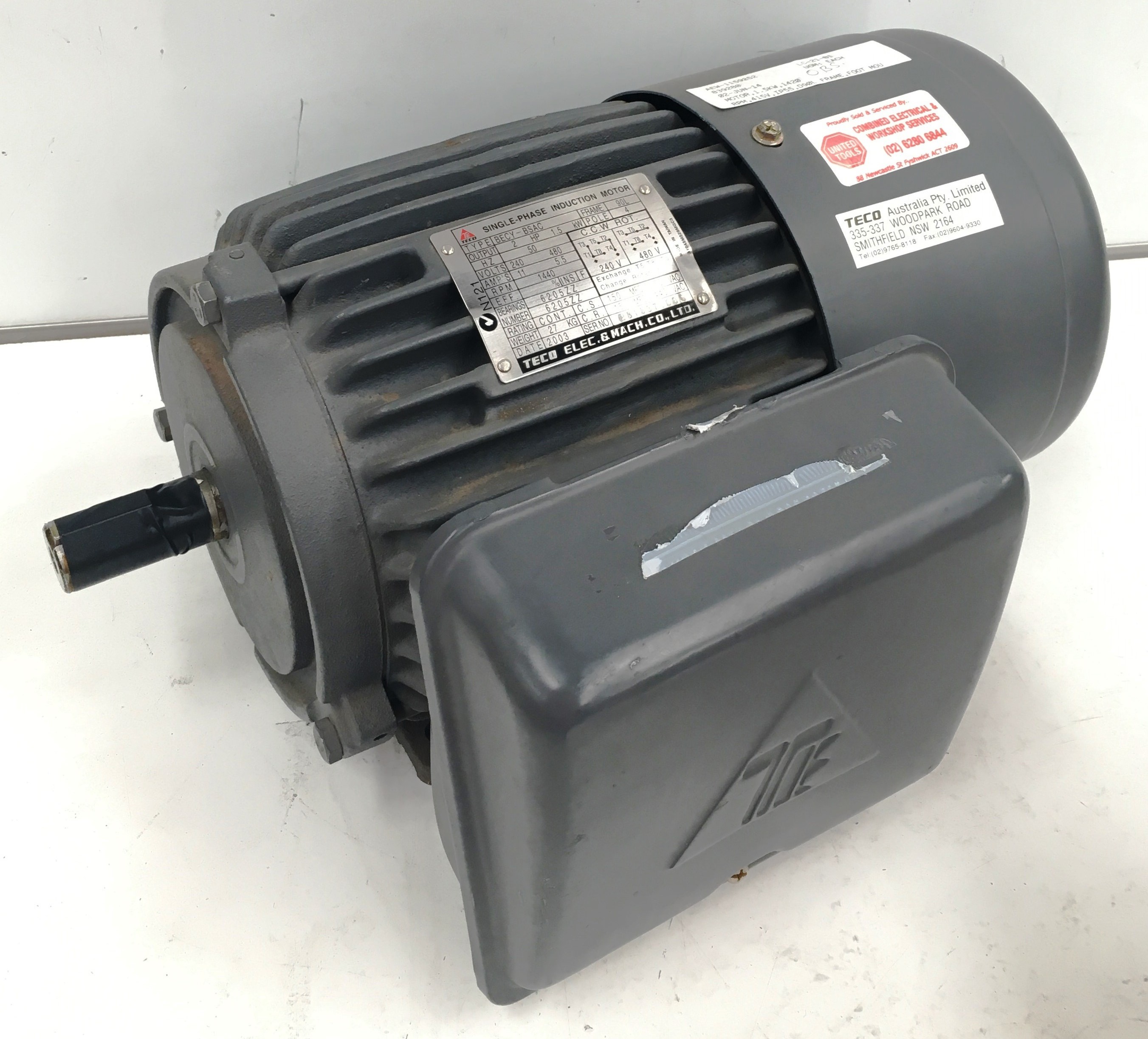 Teco Single-Phase Induction Motor - Lot 908273 | ALLBIDS