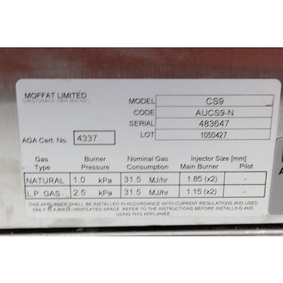 Cobra CS9 Gas Salamander Grill - Lot 905993 | ALLBIDS