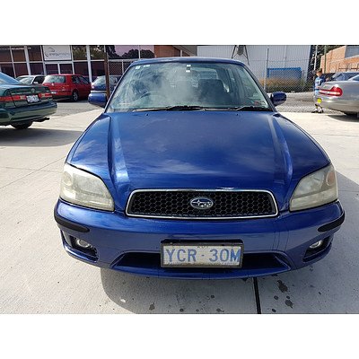 4/2003 Subaru Liberty RX MY03 4d - Lot 913133 | CARBIDS