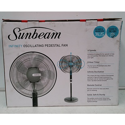 Sunbeam Infinity Oscillating Pedestal - Lot 949405 | ALLBIDS