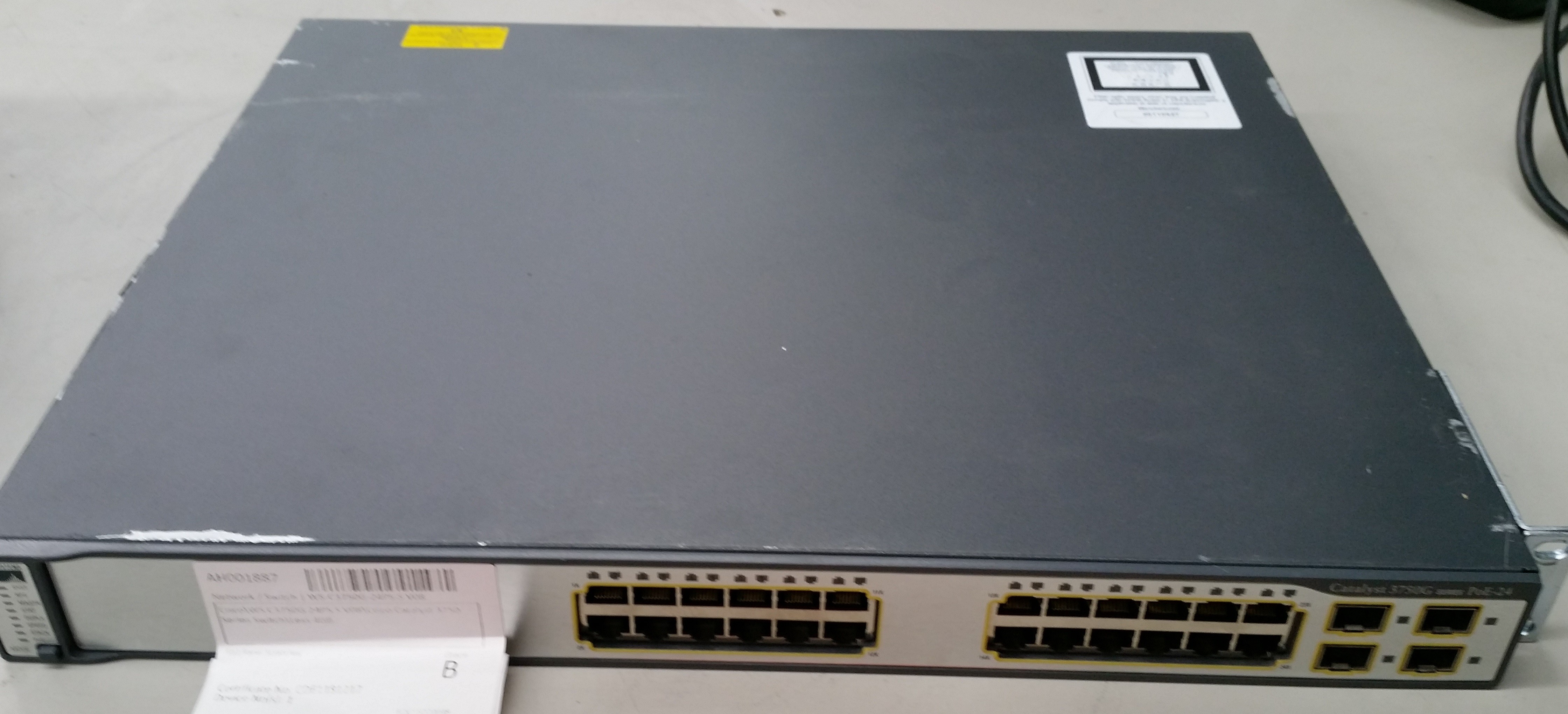 Cisco Catalyst 3750G Series 24-Port - Lot 944959 | ALLBIDS