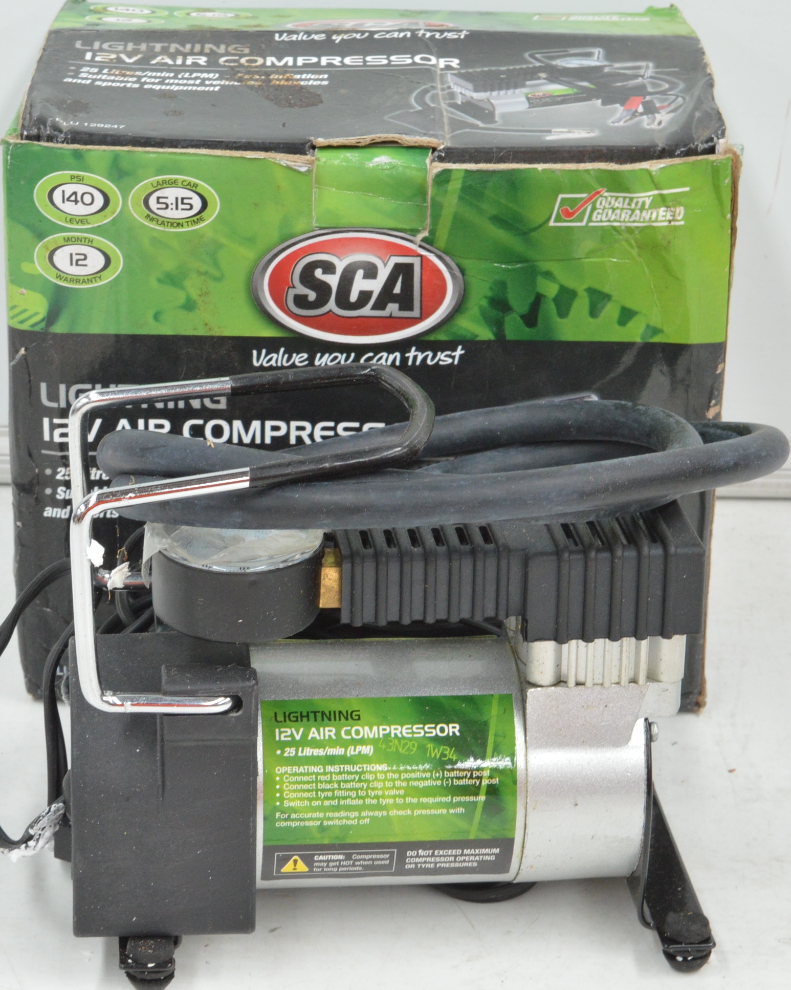 SCA 12 Volt Air Compressor - Lot 924949 | ALLBIDS
