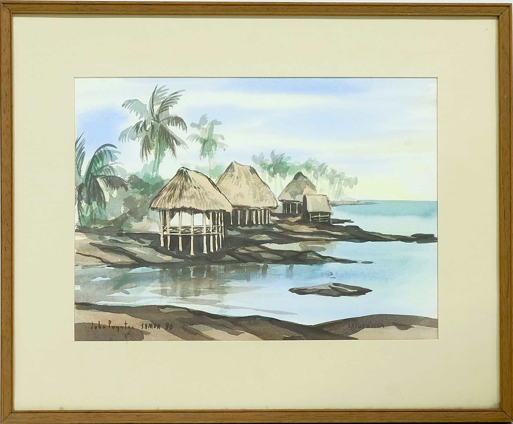 John Poynton Samoa Watercolour - Lot 925031 | ALLBIDS