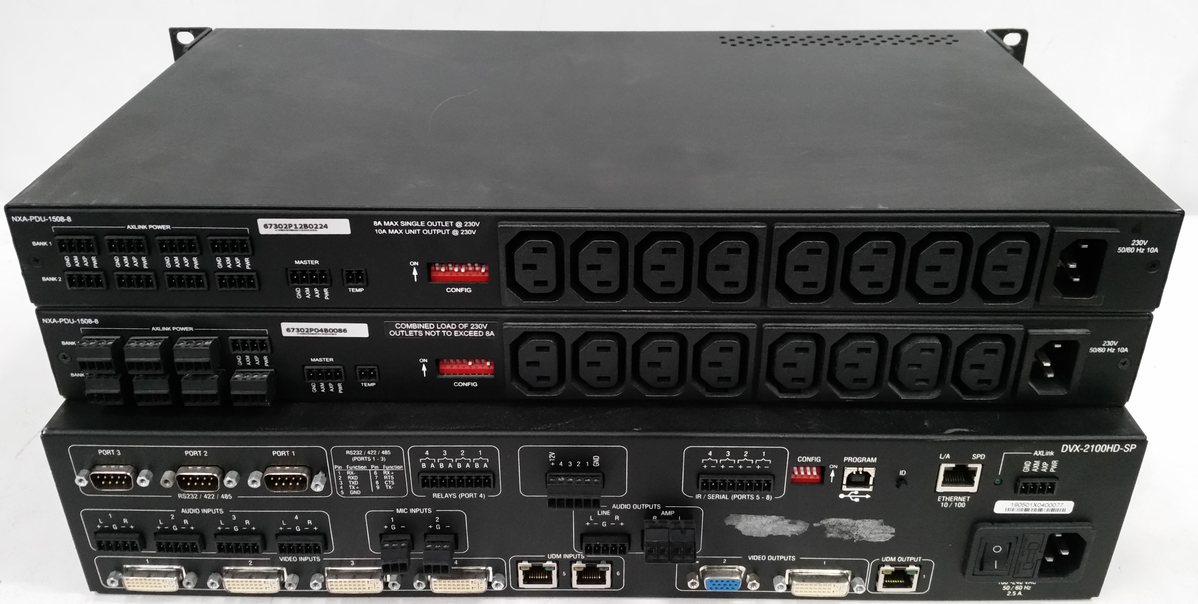 AMX Audio Equipment Lot of 3 - Lot 962027 | ALLBIDS