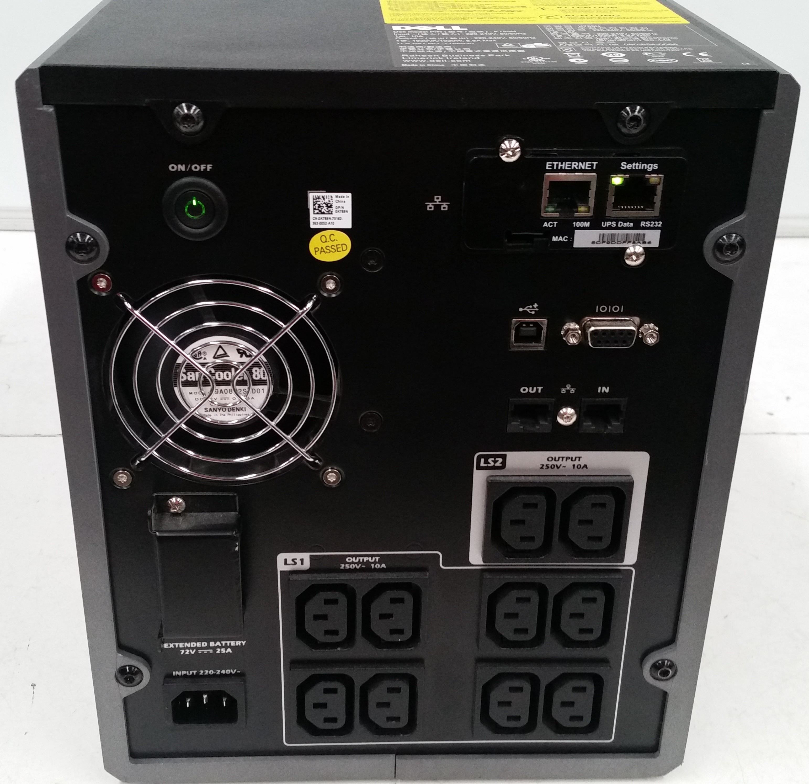 Dell UPS 1920W 1920 watt Floorstanding - Lot 936749 | ALLBIDS