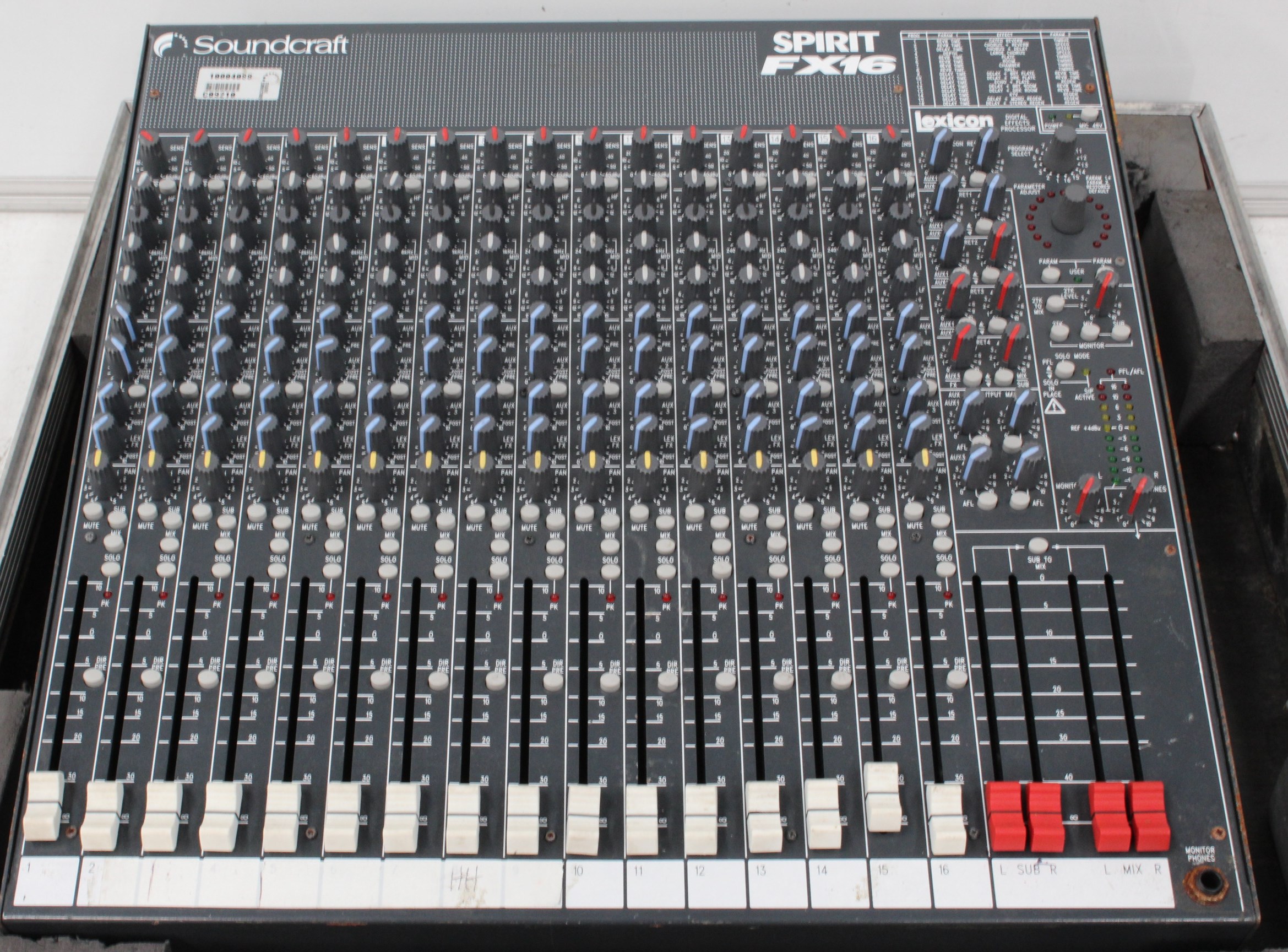 Soundcraft FX16 Spirit 16 Channel - Lot 948550 | ALLBIDS