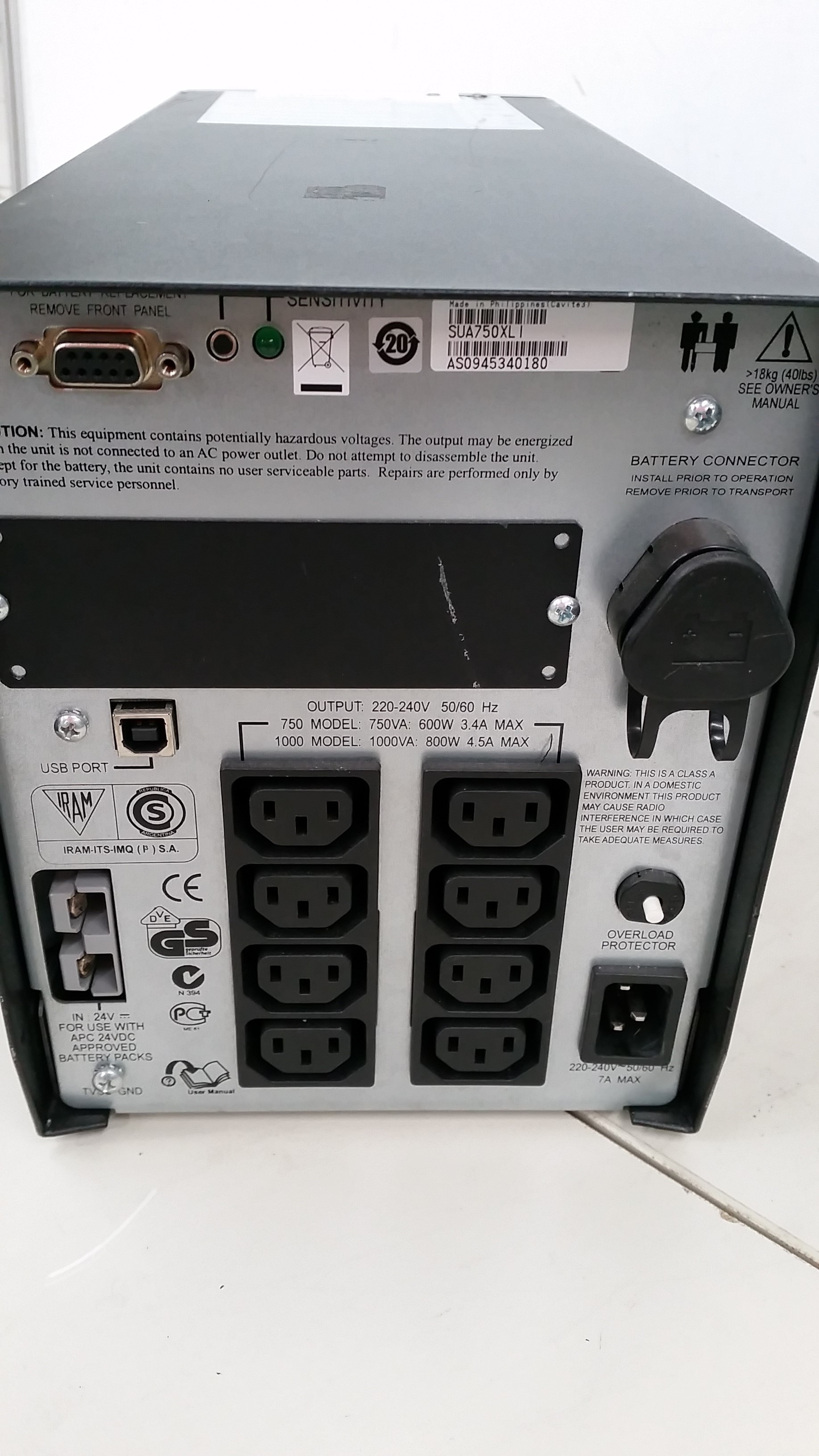 APC 750XL Floor Standing Smart - Lot 980810 | ALLBIDS