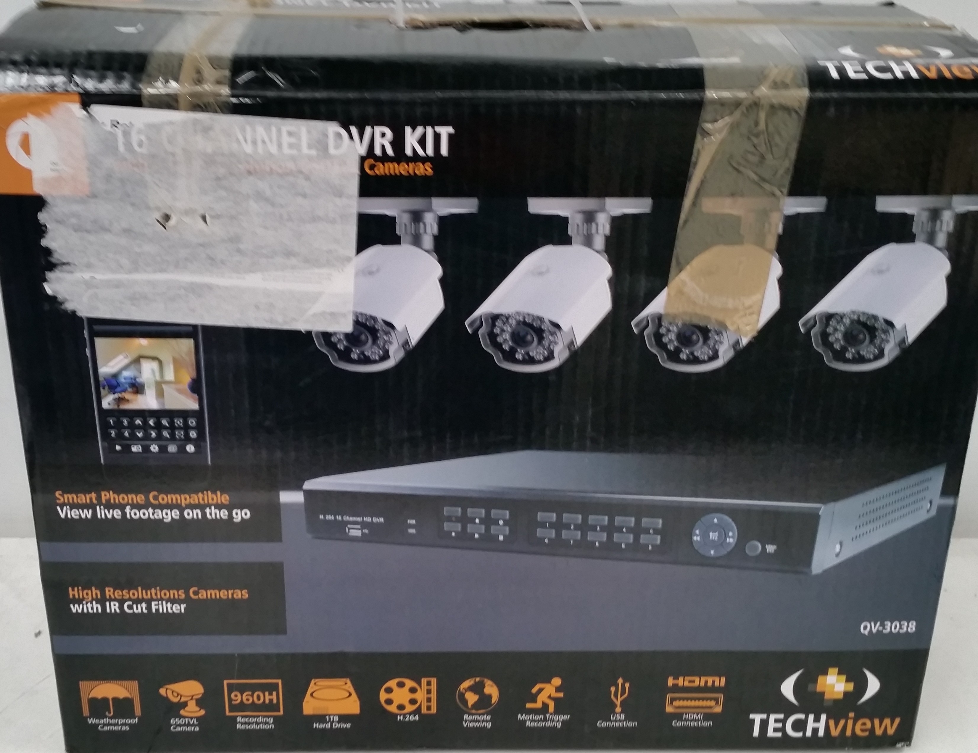 Techview 16 Channel DVR Kit w/ - Lot 963277 | ALLBIDS