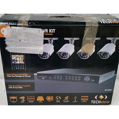 Techview 16 Channel DVR Kit w/ - Lot 963277 | ALLBIDS
