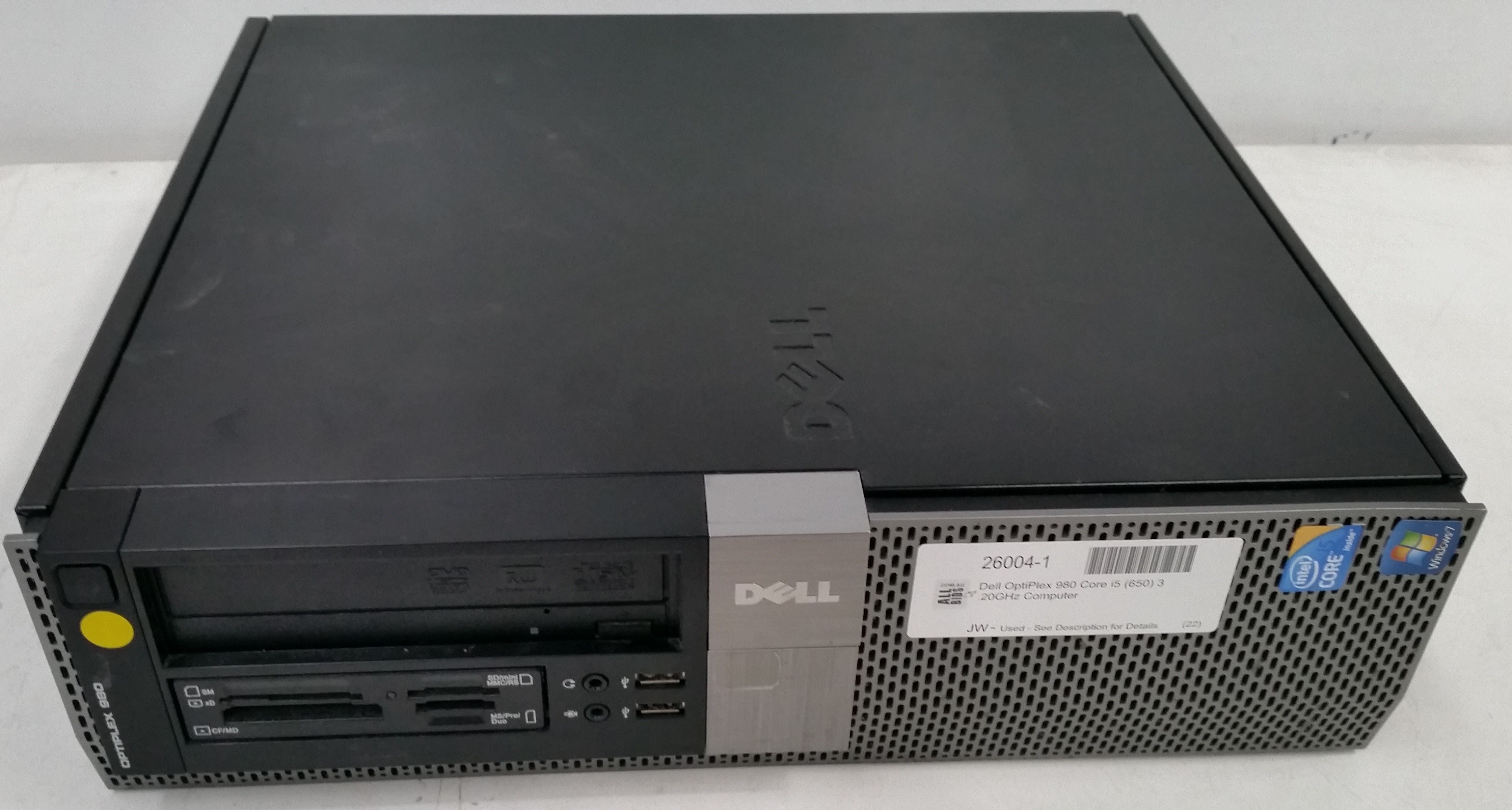 Dell OptiPlex 980 Core i5 (650) - Lot 957125 | ALLBIDS