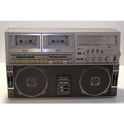 Sharp Gf-515 Boom Box Radio Double - Lot 957191 | ALLBIDS