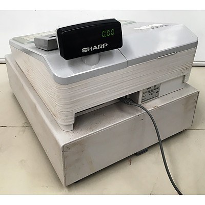 Sharp XE-A217W Cash Register - Lot 955488 | ALLBIDS