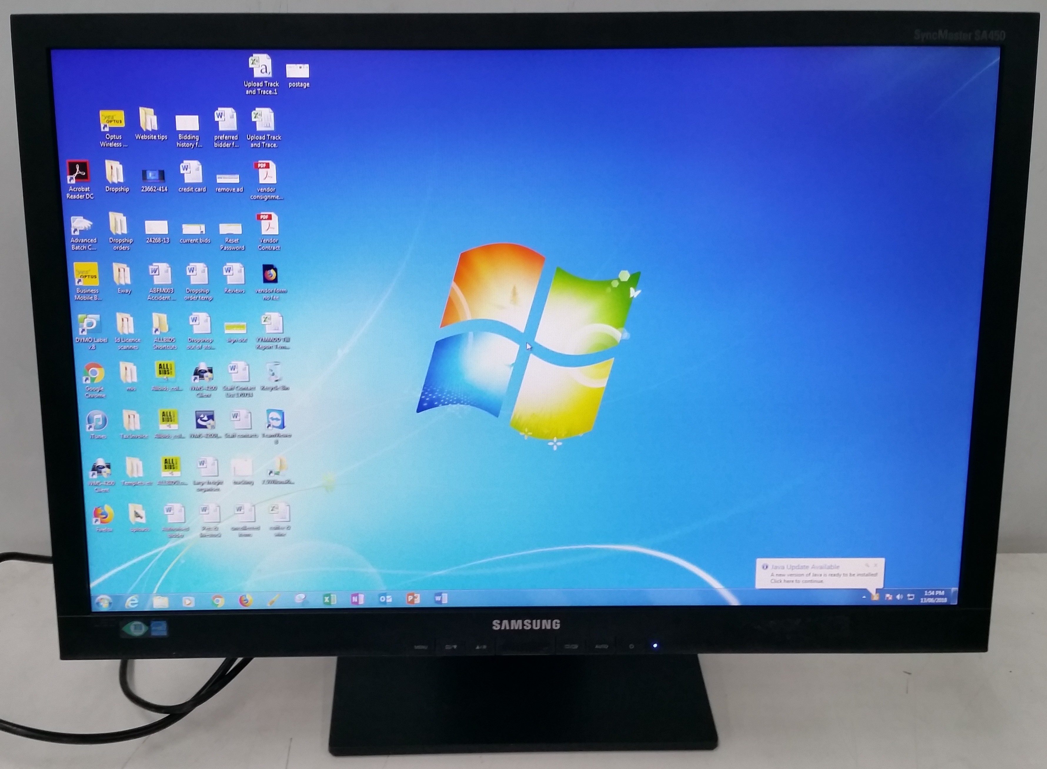 Samsung SyncMaster S24A450BW 24-Inch - Lot 963409 | ALLBIDS