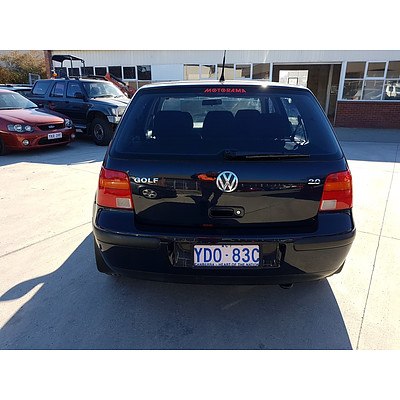 4/2002 Volkswagen Golf 2.0 5d - Lot 976964 | CARBIDS
