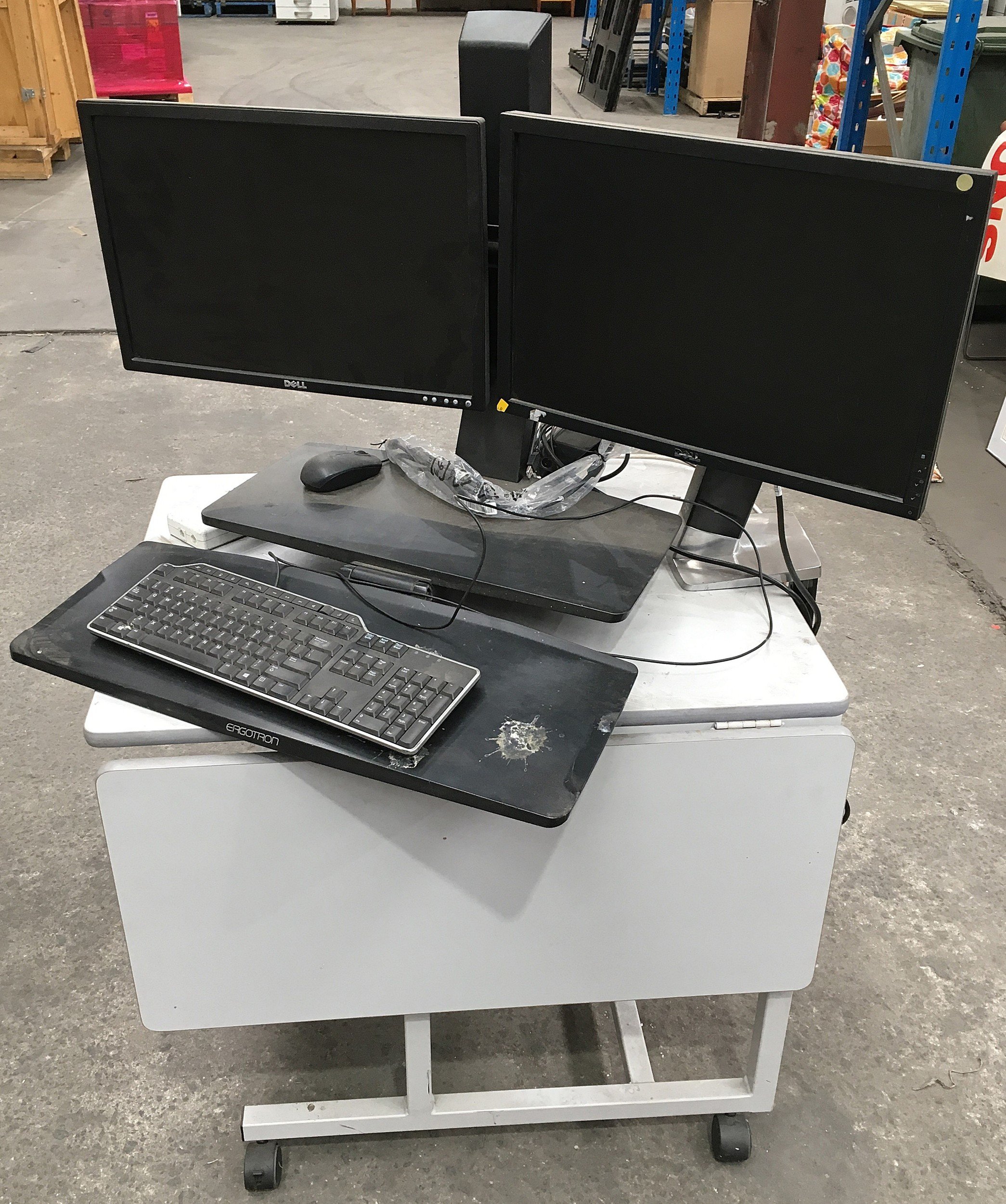 Mobile Workstation with Two Monitor - Lot 1003617 | ALLBIDS