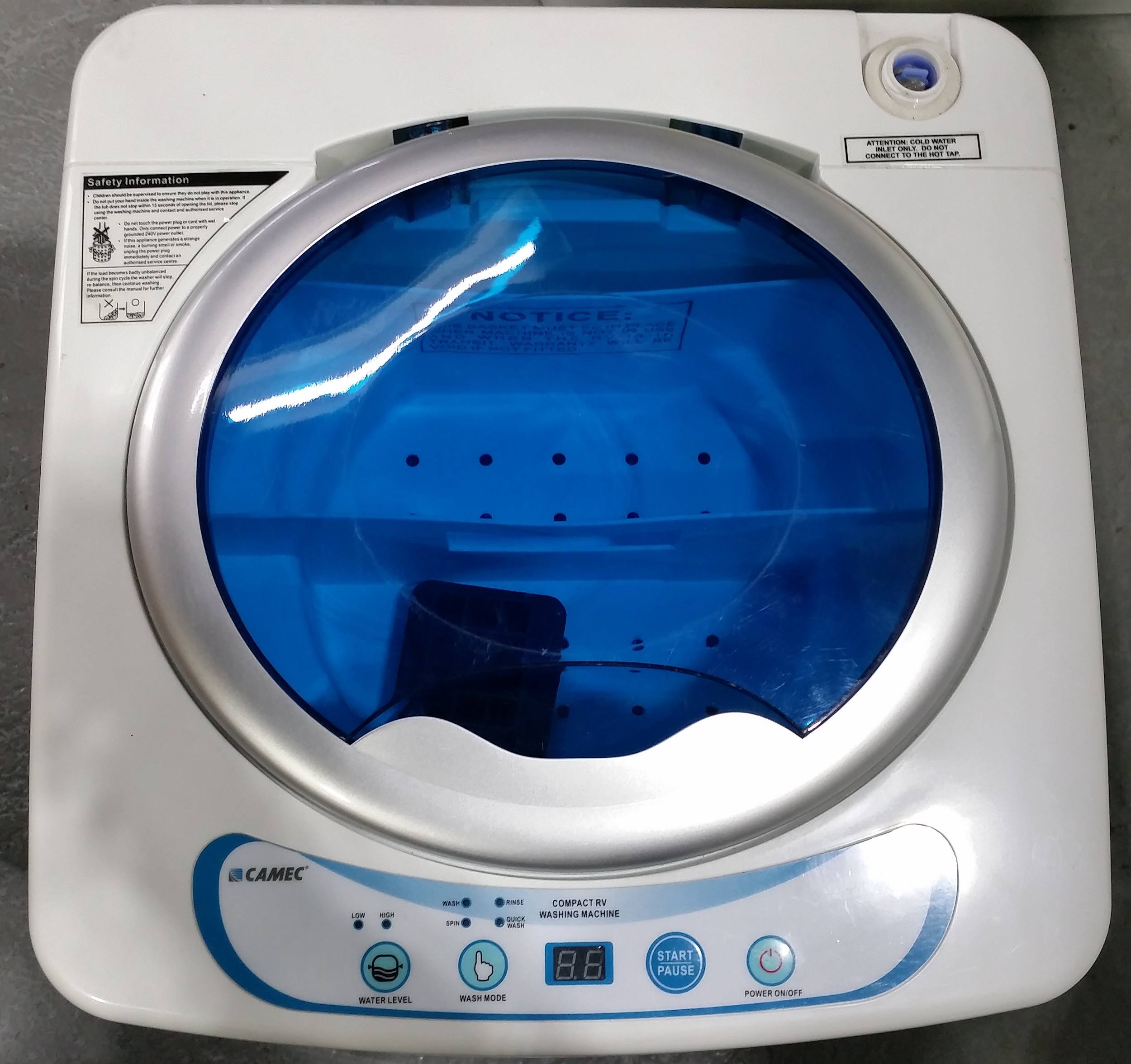 Camec 2.5 Top-Loader Washing Machine - Lot 1013166 | ALLBIDS
