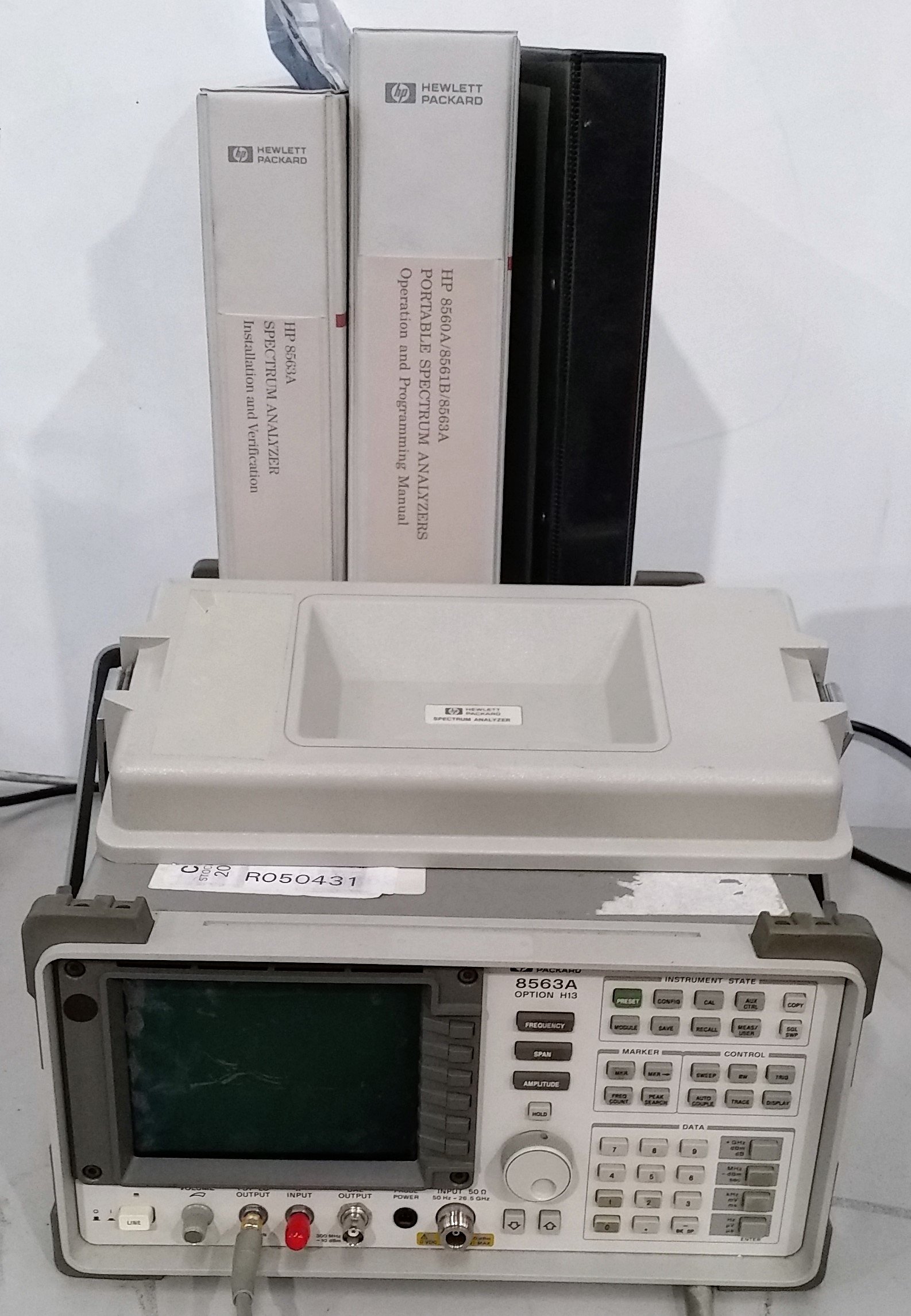 HP 8563A Spectrum Analyzer 50Hz - Lot 1013534 | ALLBIDS