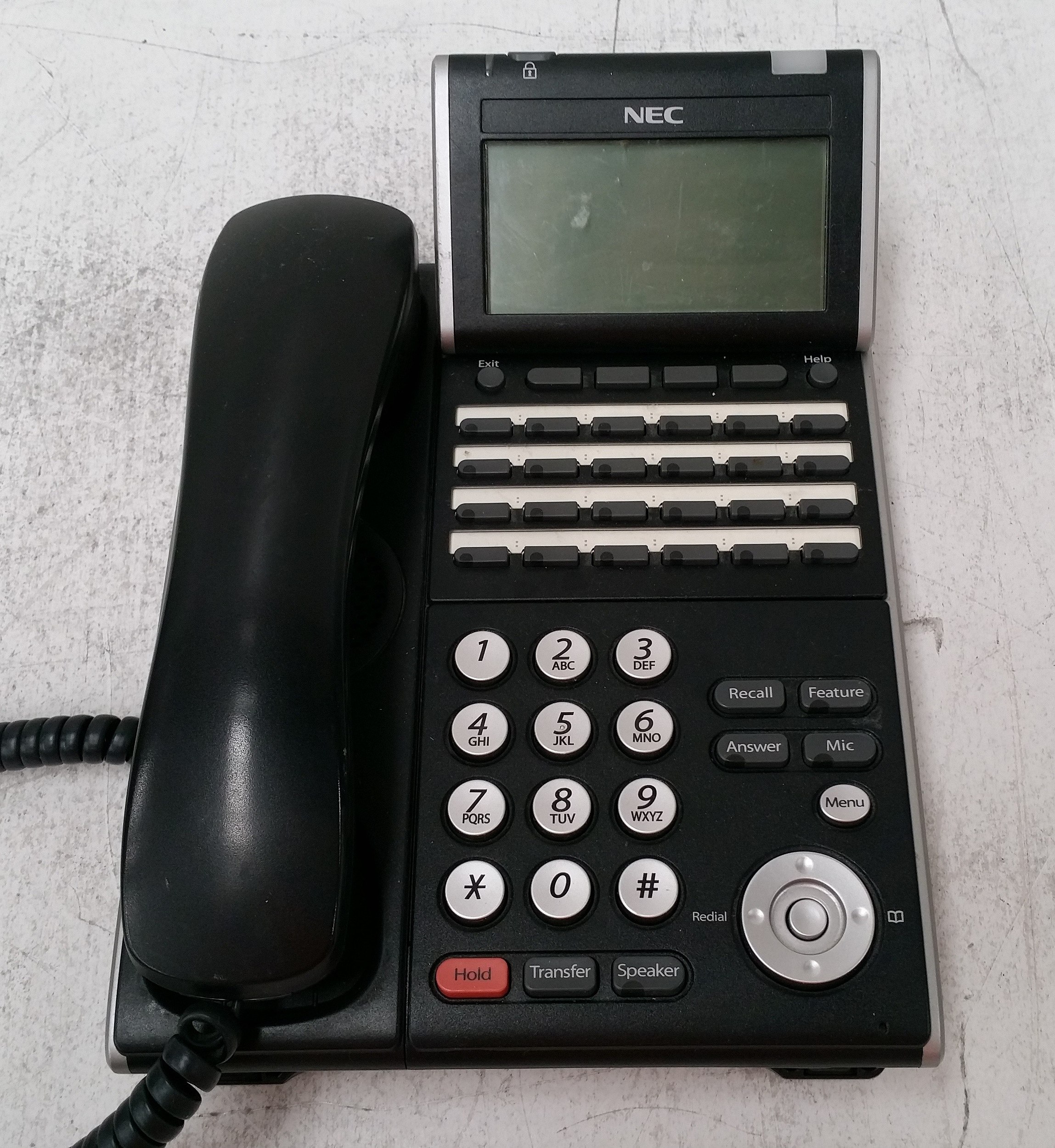 NEC DT700 Series model ITL-24D-1A(BK)TEL - Lot 1021794 | ALLBIDS