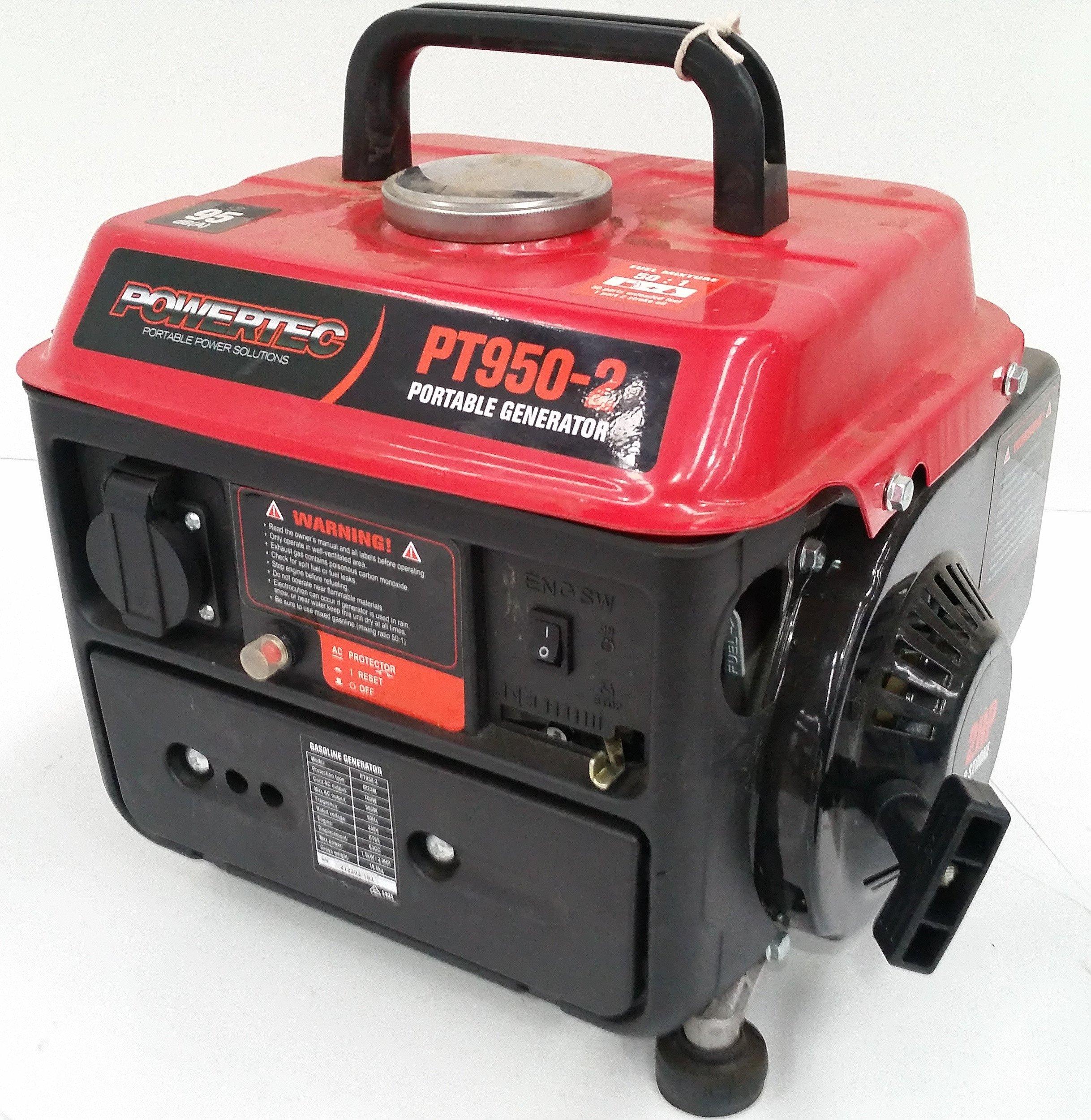 PowerTec PT950-2 Portable Generator - Lot 1021601 | ALLBIDS