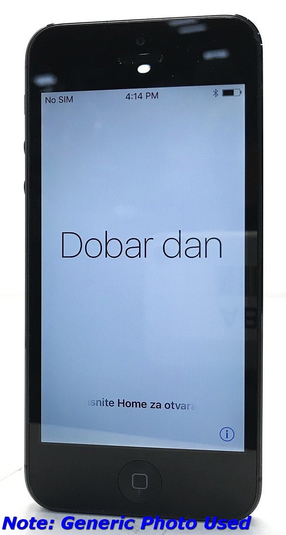 Apple A1429 iPhone 5 32GB Black - Lot 1043206 | ALLBIDS