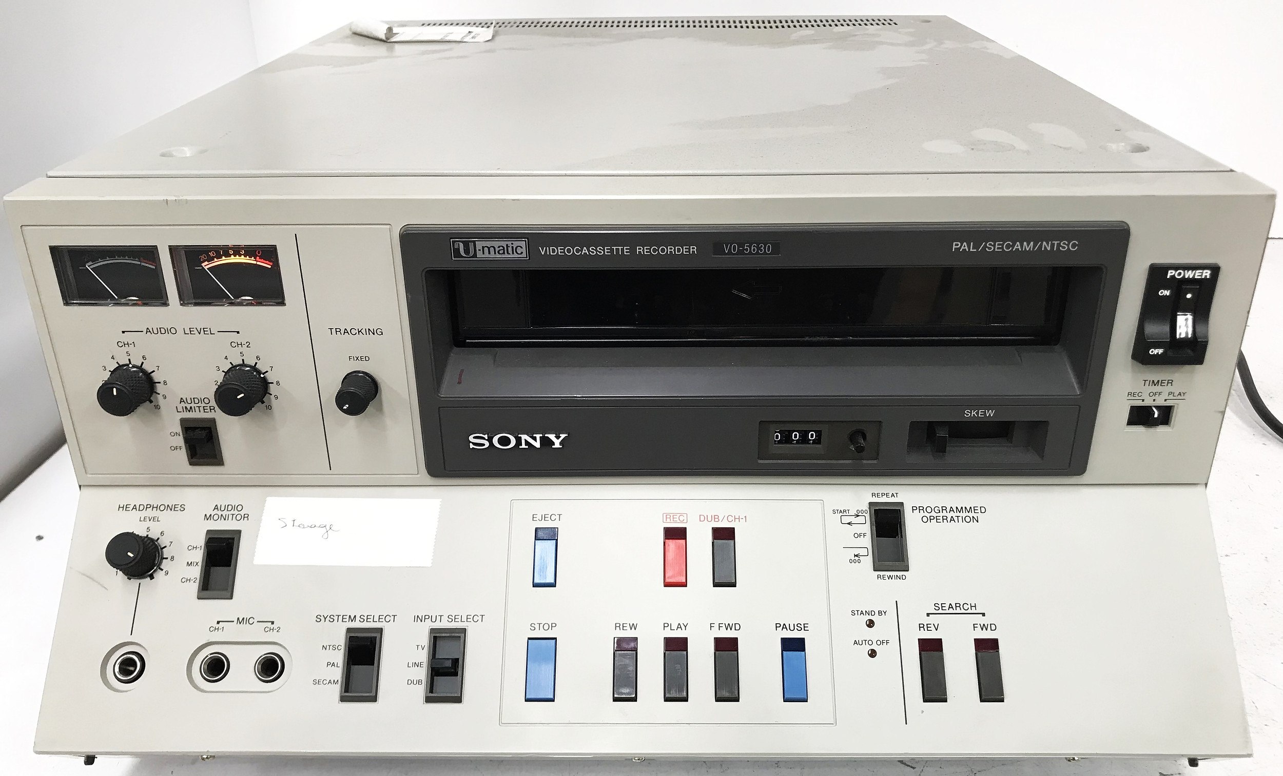 Sony VO-5630 U-matic VideoCassette - Lot 1058843 | ALLBIDS