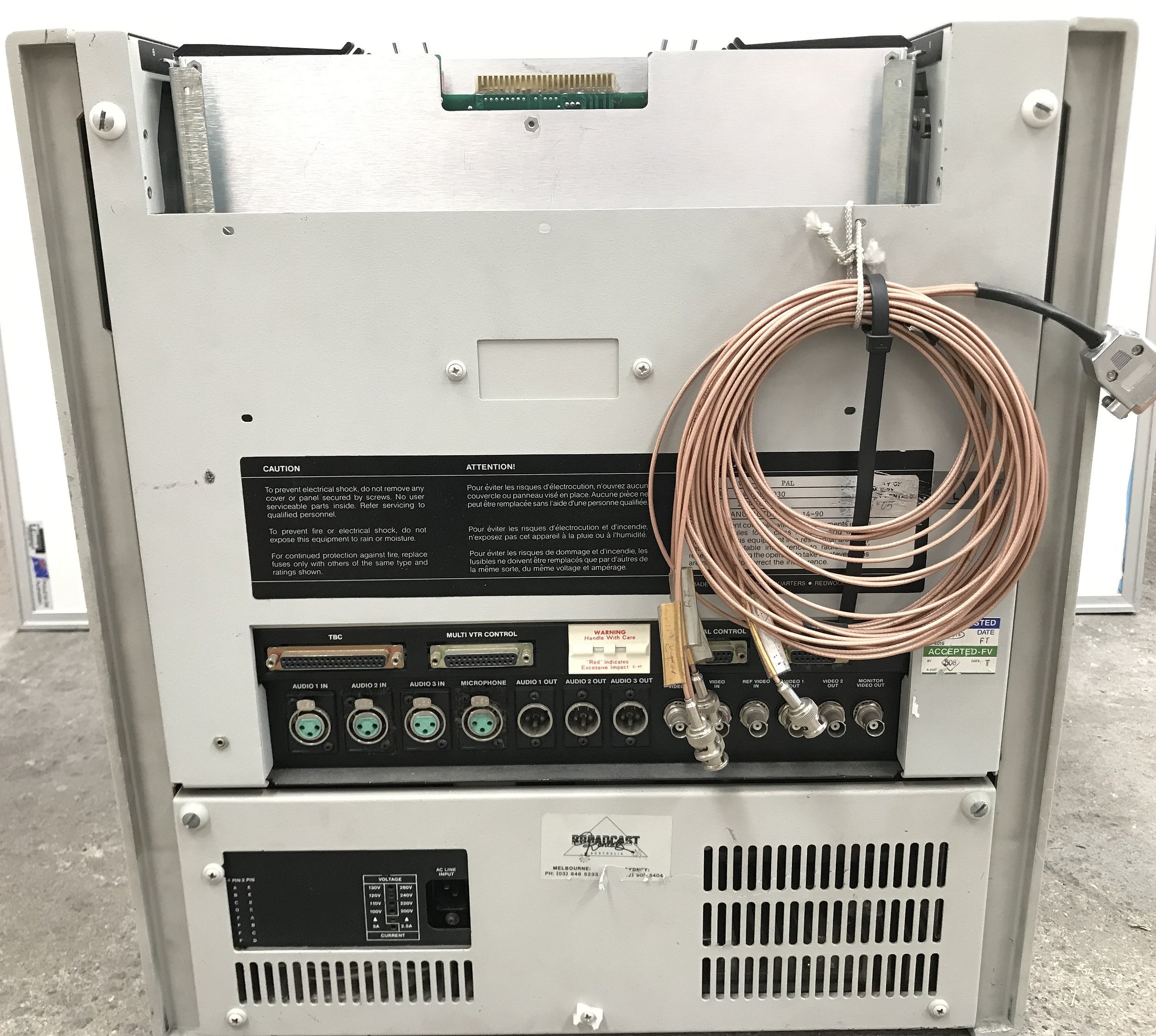 Ampex VPR-80 PAL Reel-to-Reel Video - Lot 1058842 | ALLBIDS