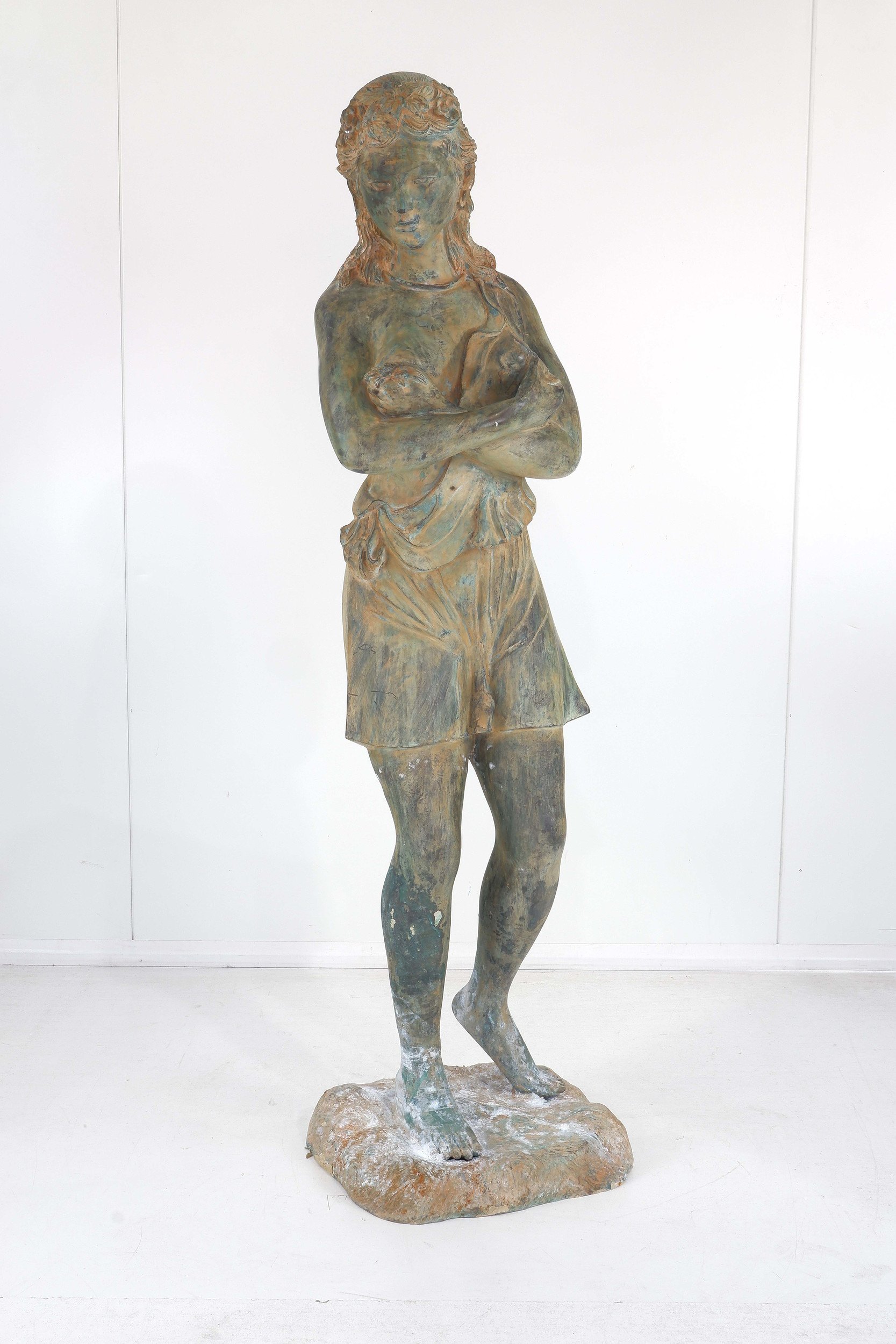 Tall Cast Bronze Statue of a Woman - Lot 1068682 | ALLBIDS