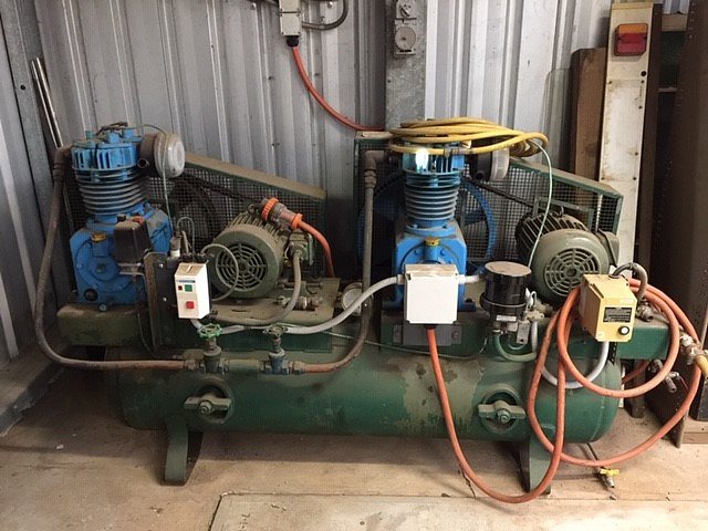 Industrial Twin Motor Air Compressor - Lot 1067814 | ALLBIDS