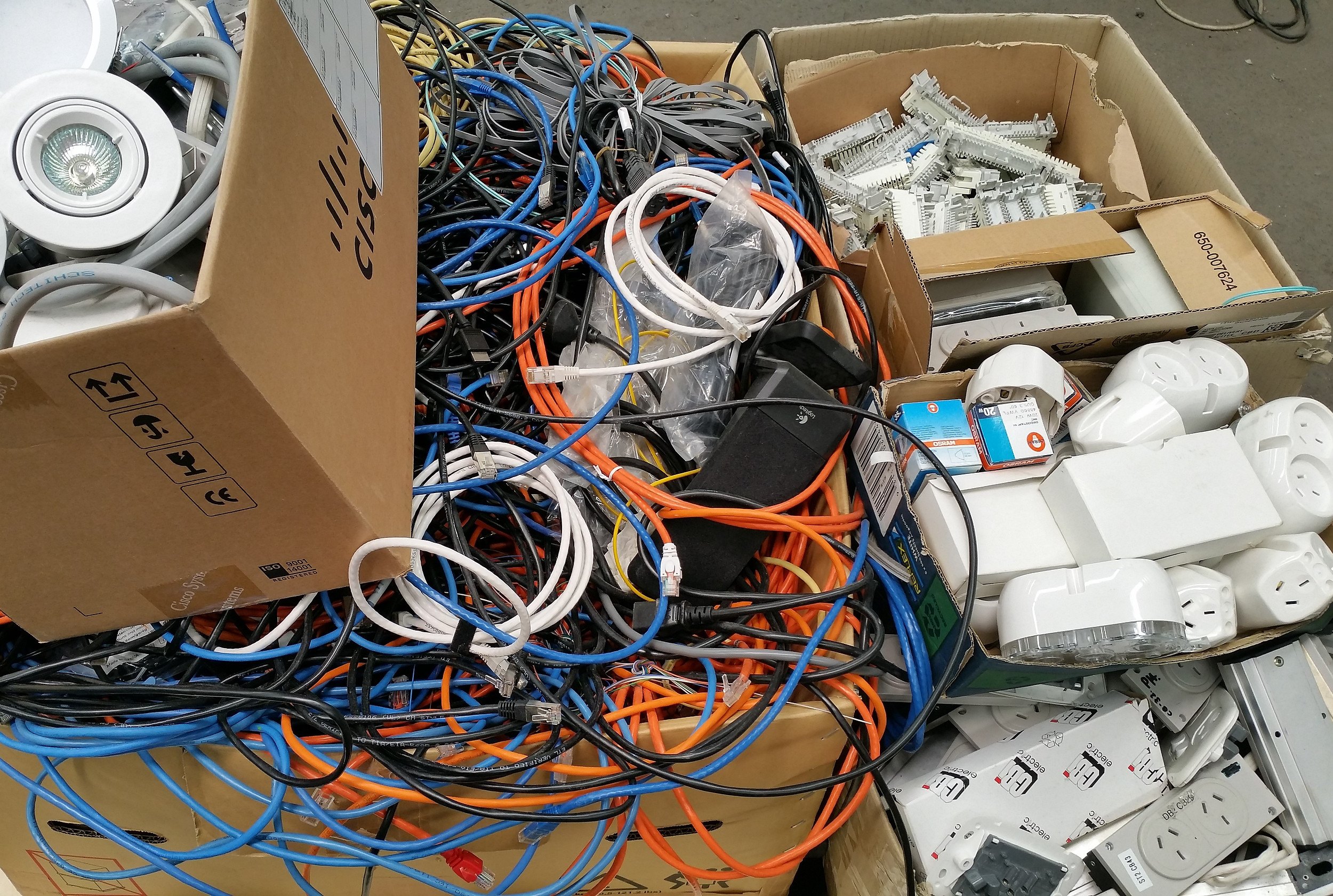 Bulk Lot of Assorted Cables Electrical - Lot 1079128 | ALLBIDS Bulk Lot of Assorted Cables Electrical - Lot 1079128 | ALLBIDS
