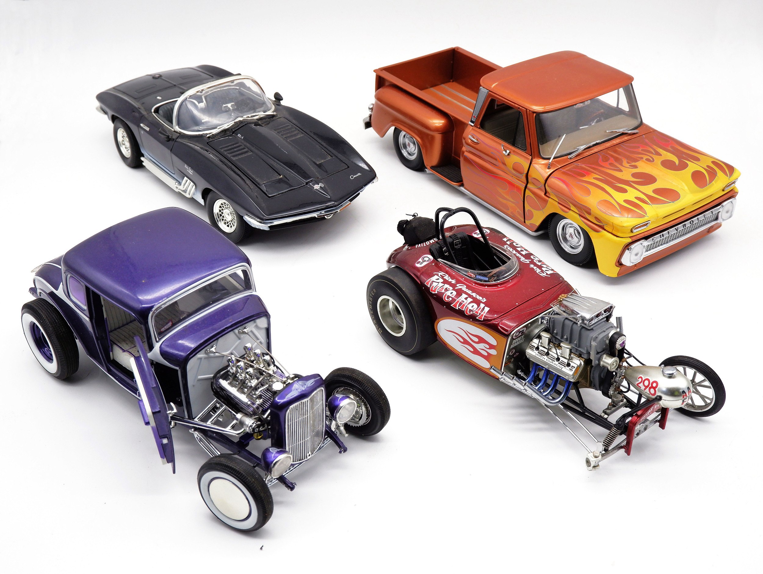 Assorted Hot Rods 1:18 Scale Model - Lot 1077463 | ALLBIDS
