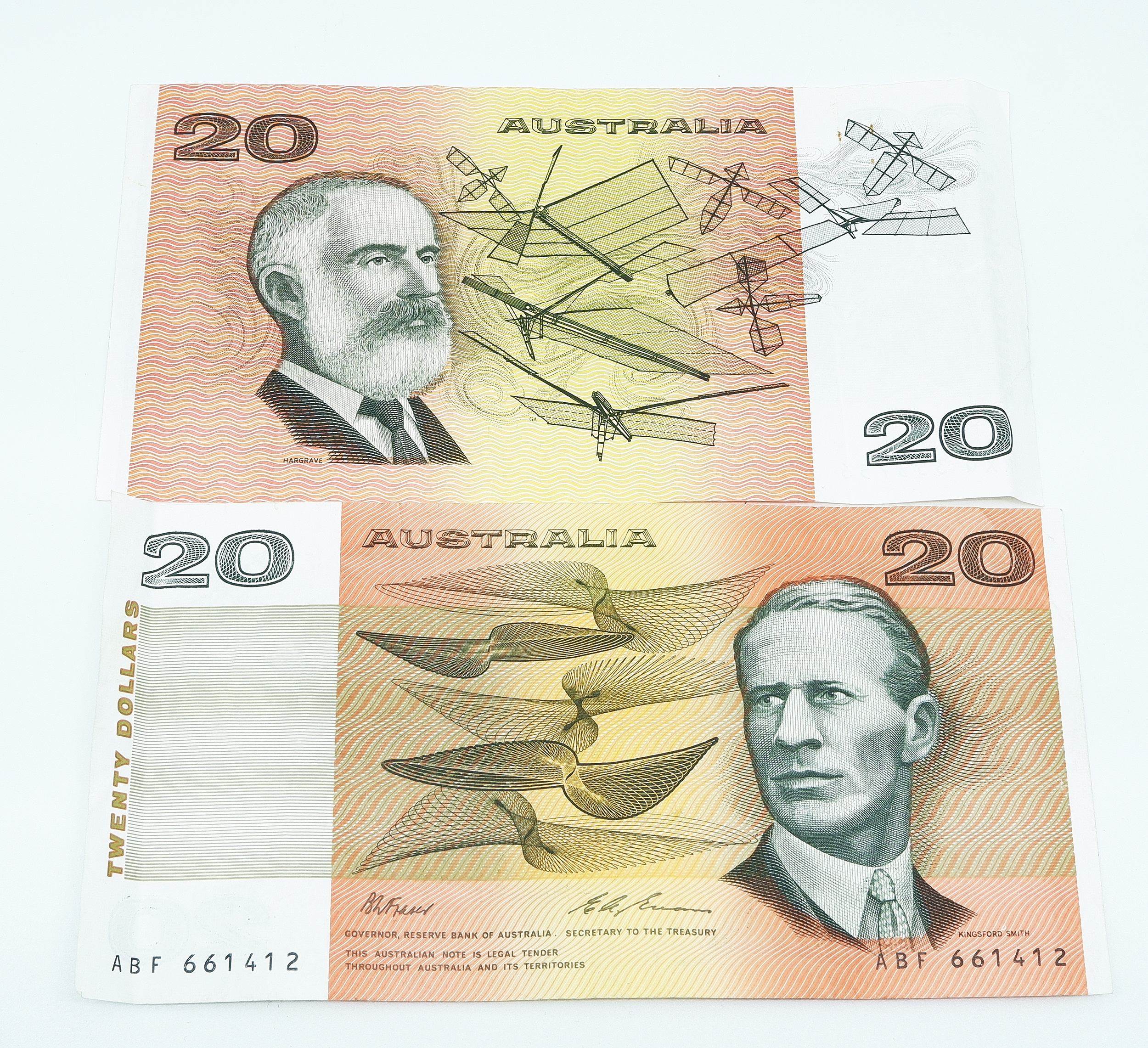 Two Australian $20 Paper Notes, - Lot 1111791 | ALLBIDS