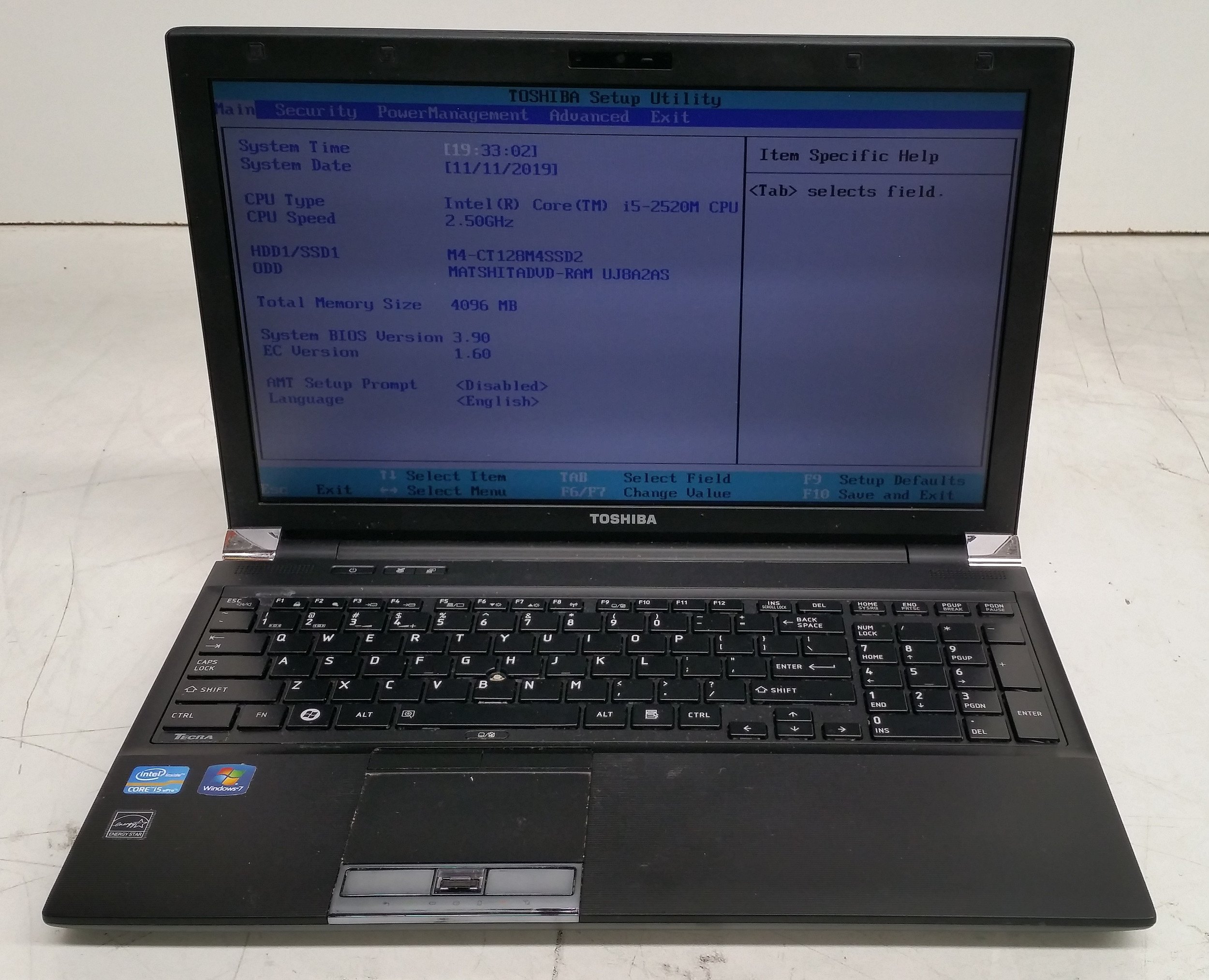 Toshiba Tecra R850 15.6-Inch Core - Lot 1079990 | ALLBIDS
