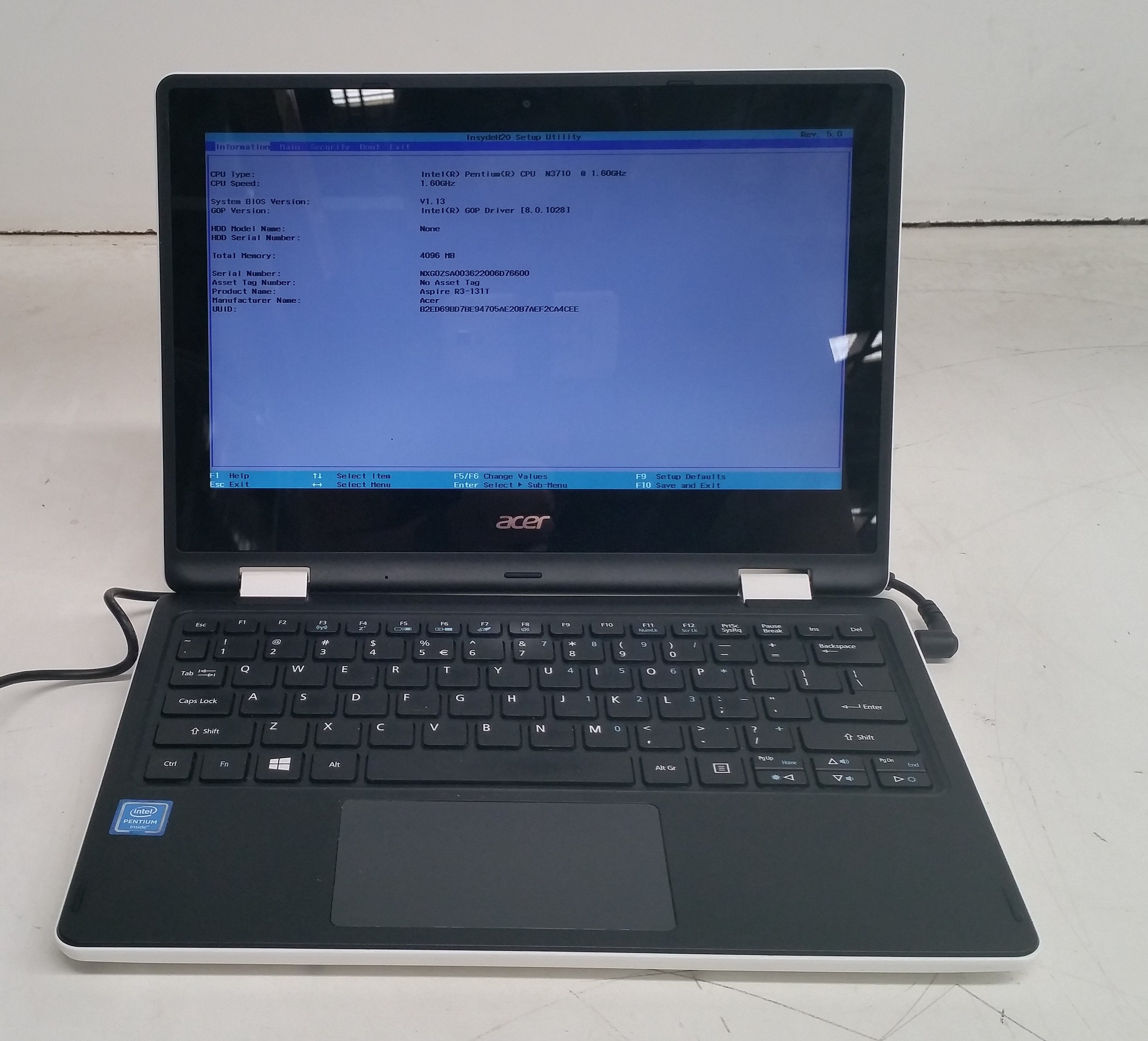 Acer 12-Inch Intel Pentium CPU - Lot 1114424 | ALLBIDS