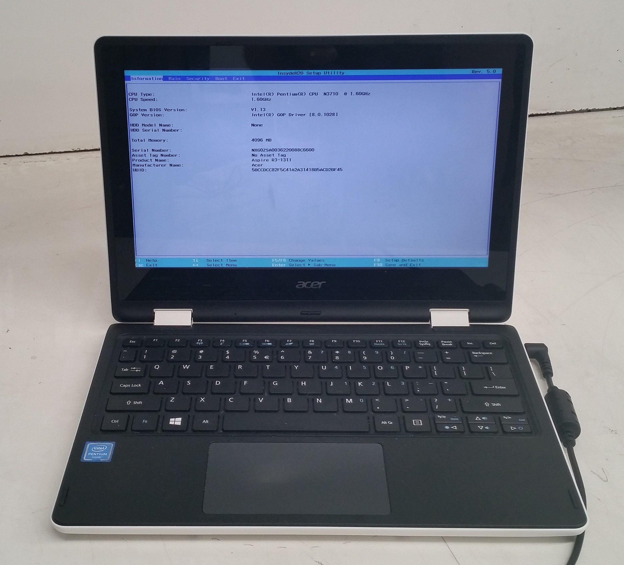 Acer 12-Inch Intel Pentium CPU - Lot 1114419 | ALLBIDS