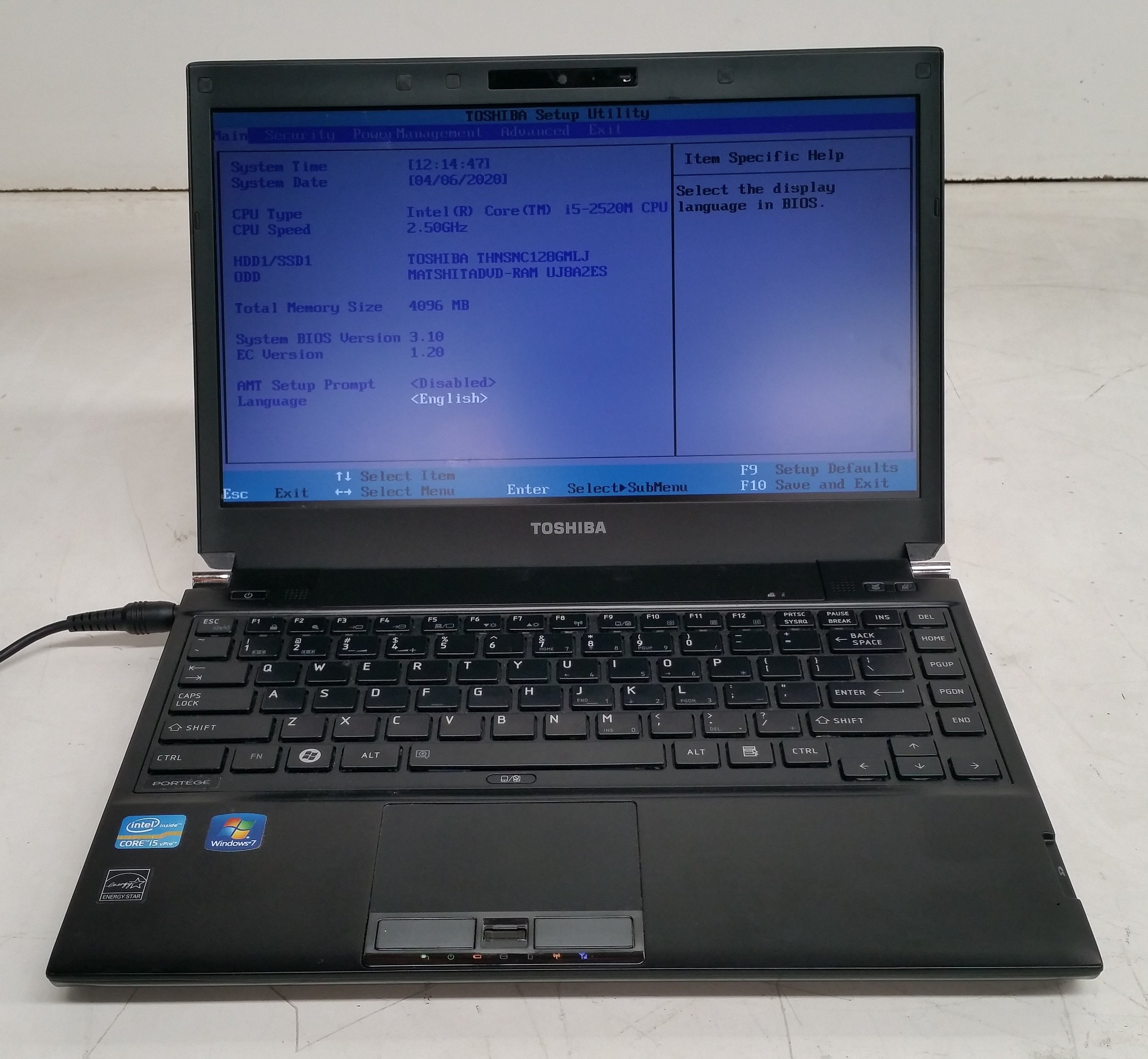Toshiba Portege R830 13-Inch Core - Lot 1112221 | ALLBIDS