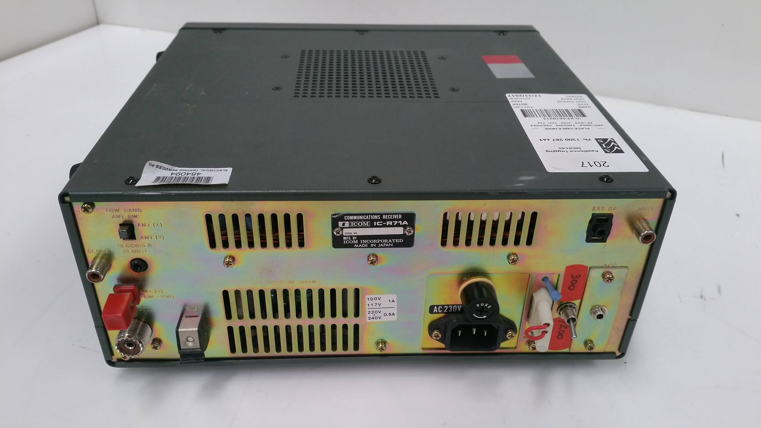 Icom IC-R71A Communications Reciever - Lot 1113757 | ALLBIDS