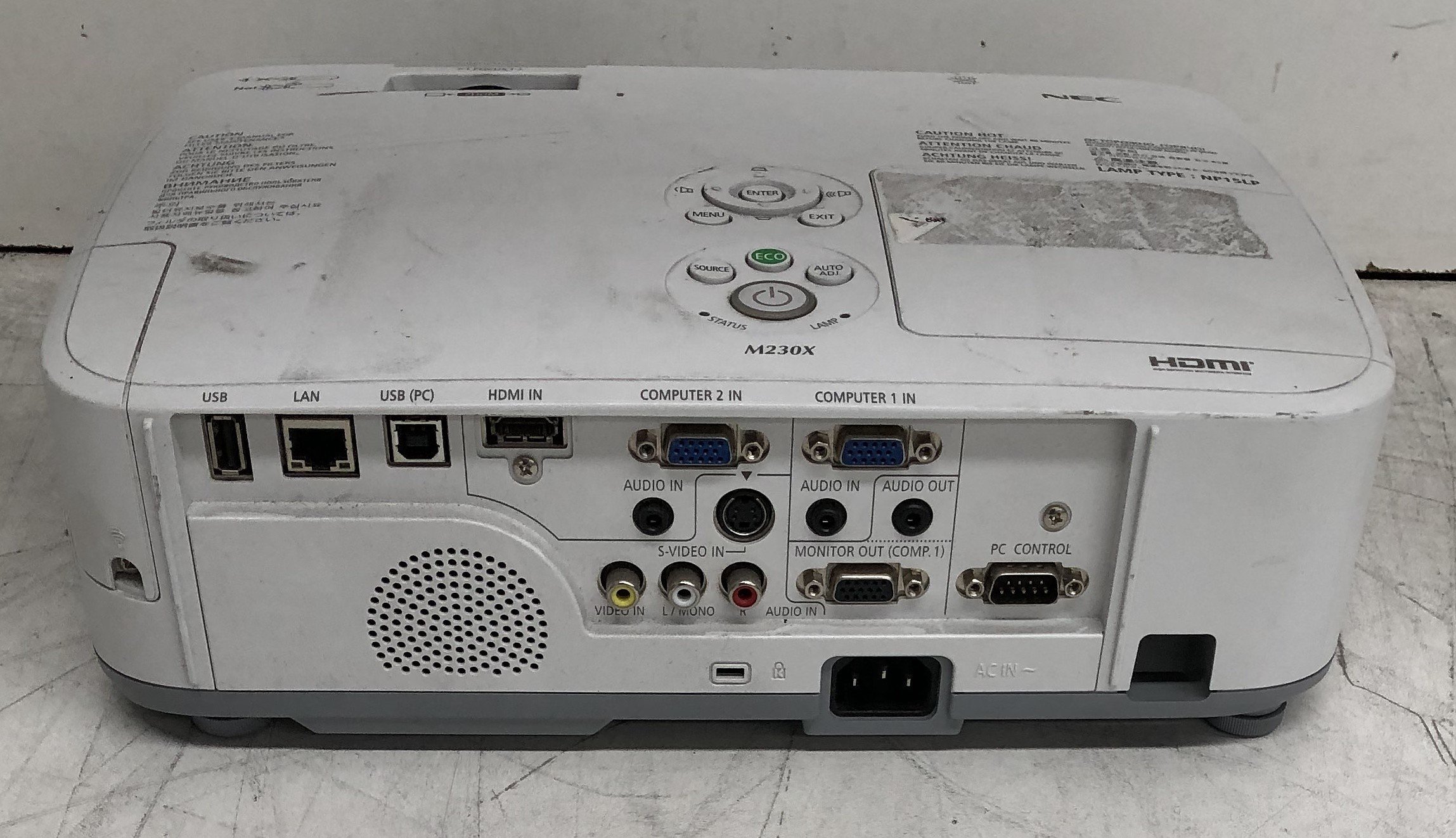 NEC (M230X) XGA LCD Projector - Lot 1142266 | ALLBIDS