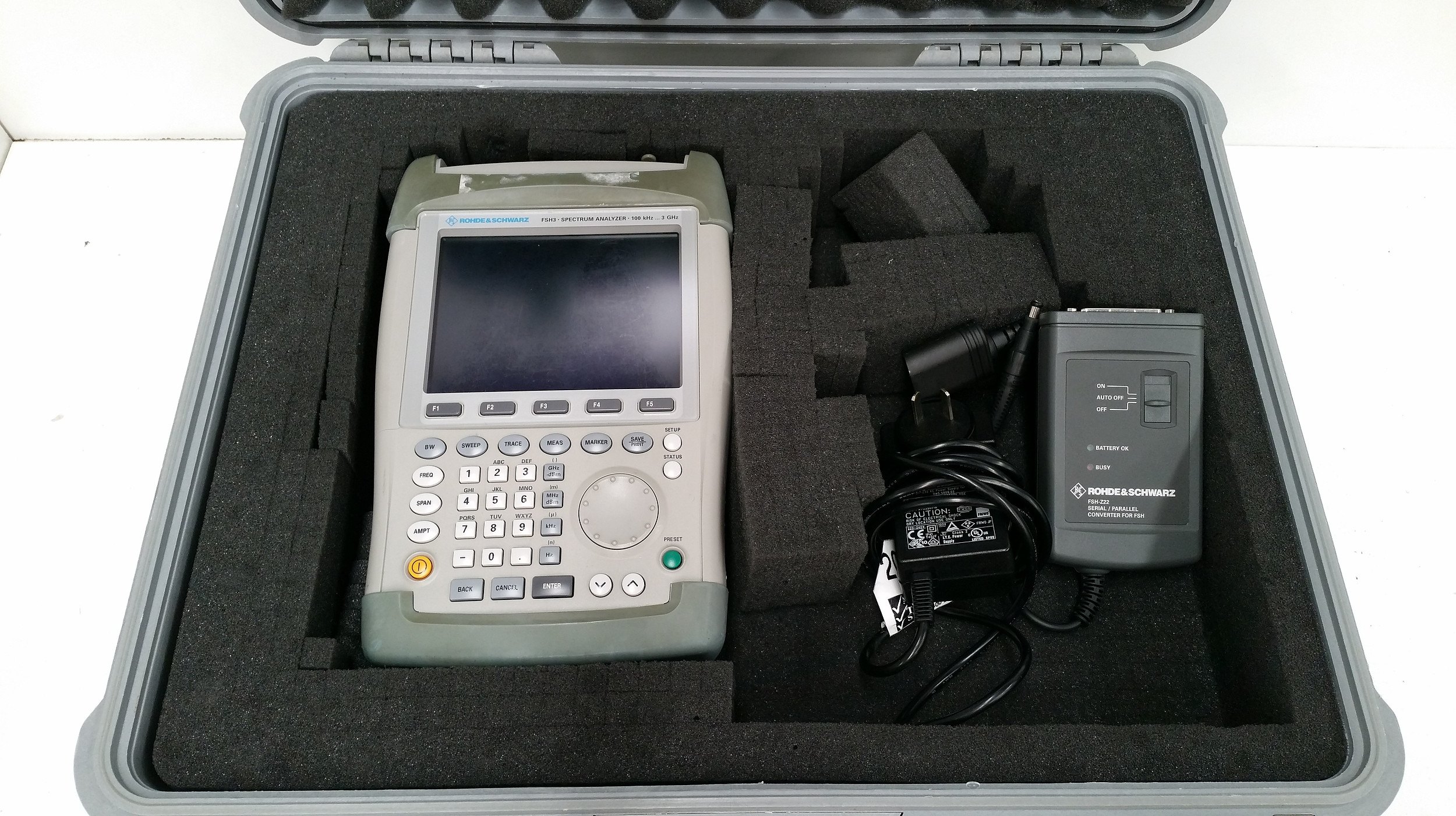 Rohde Schwarz FSH 100kHz 3.0GHz - Lot 1116148 | ALLBIDS